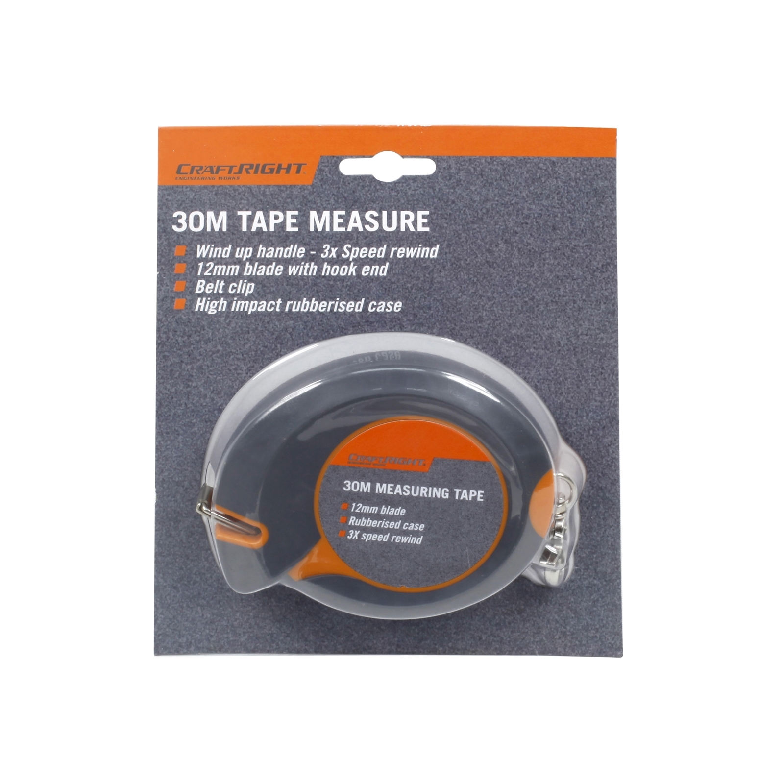 Craftright 30m Steel Tape Measure - Bunnings Australia