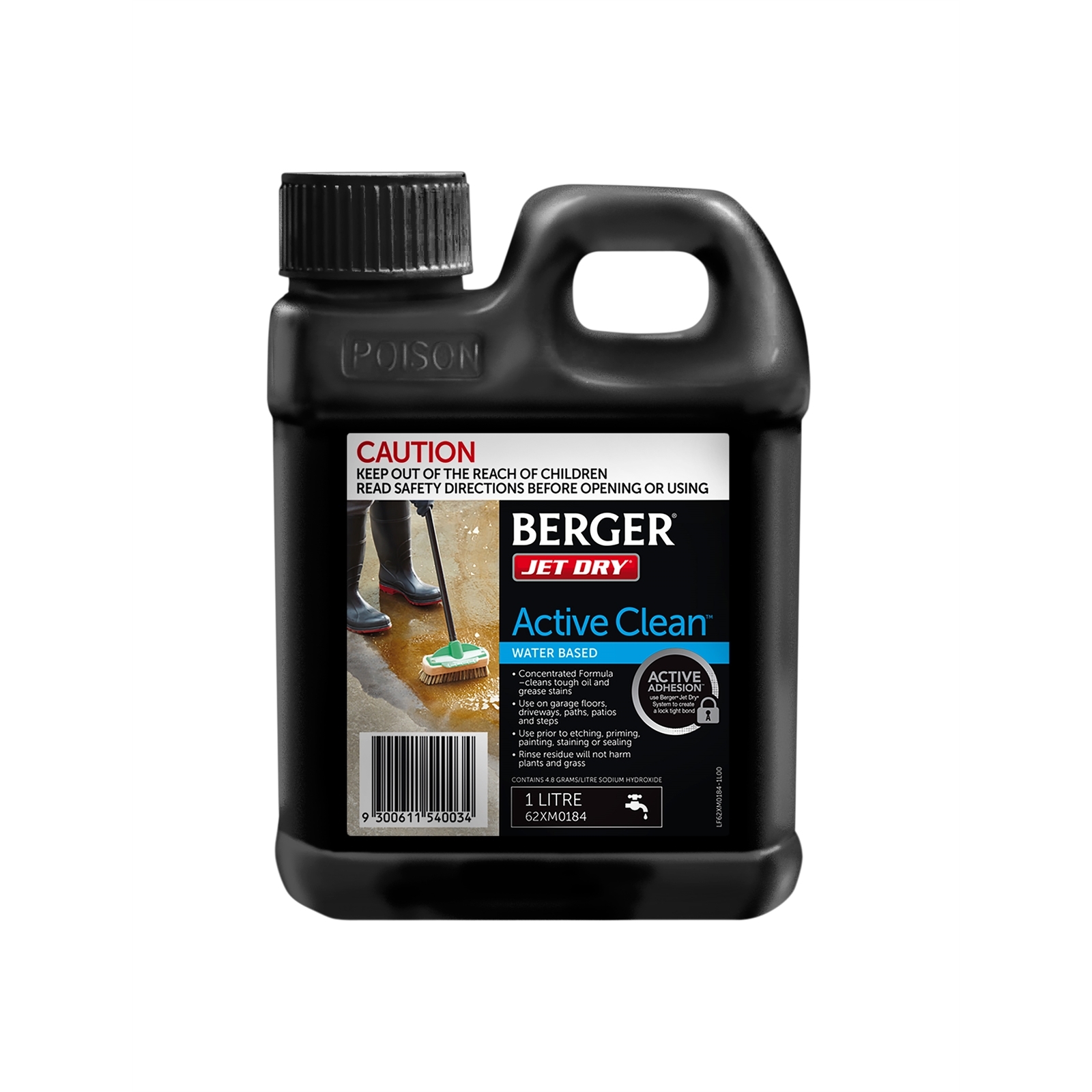 Berger Jet Dry 1L Active Clean - Bunnings Australia