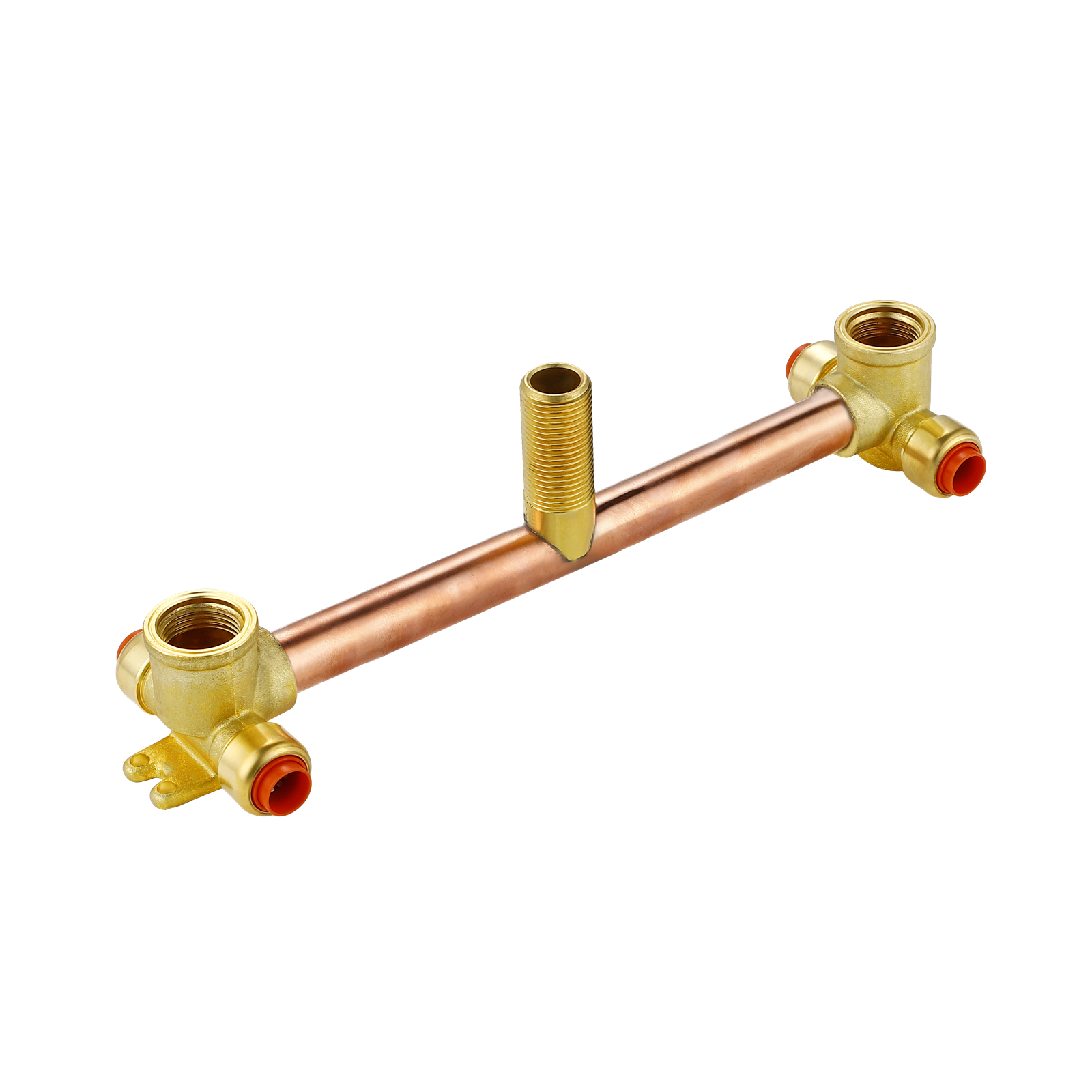 SmarteX-C 300mm Brass Right Angled Shower/Bath Breech - Bunnings Australia