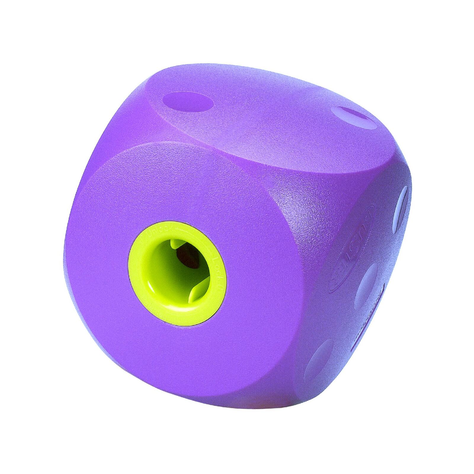 Buster Food Cube Interactive Treat Dispensing Dog Toy - Mini - Purple ...
