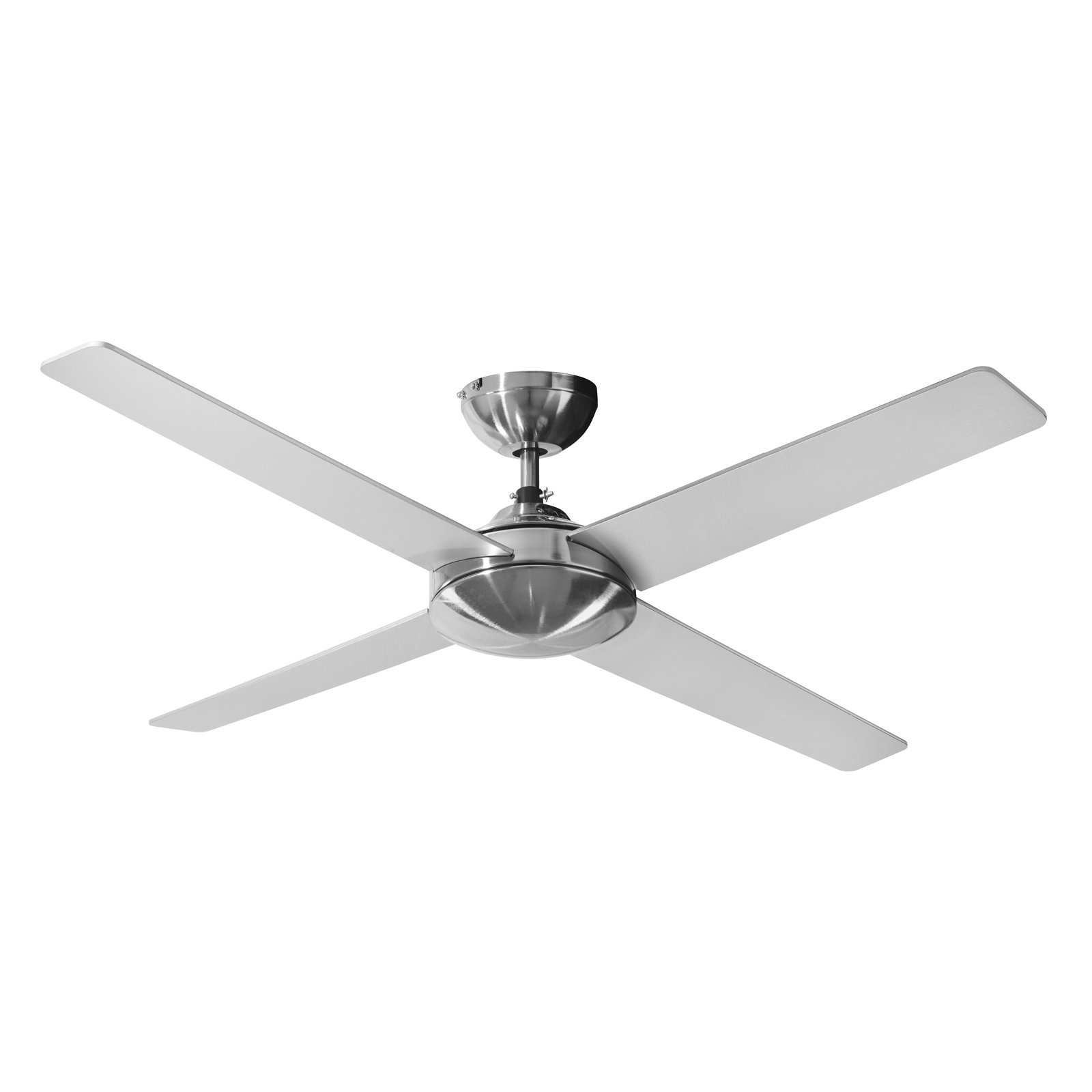 HPM 1200mm Brushed Silver 4 Blade Ceiling Fan - Bunnings Australia