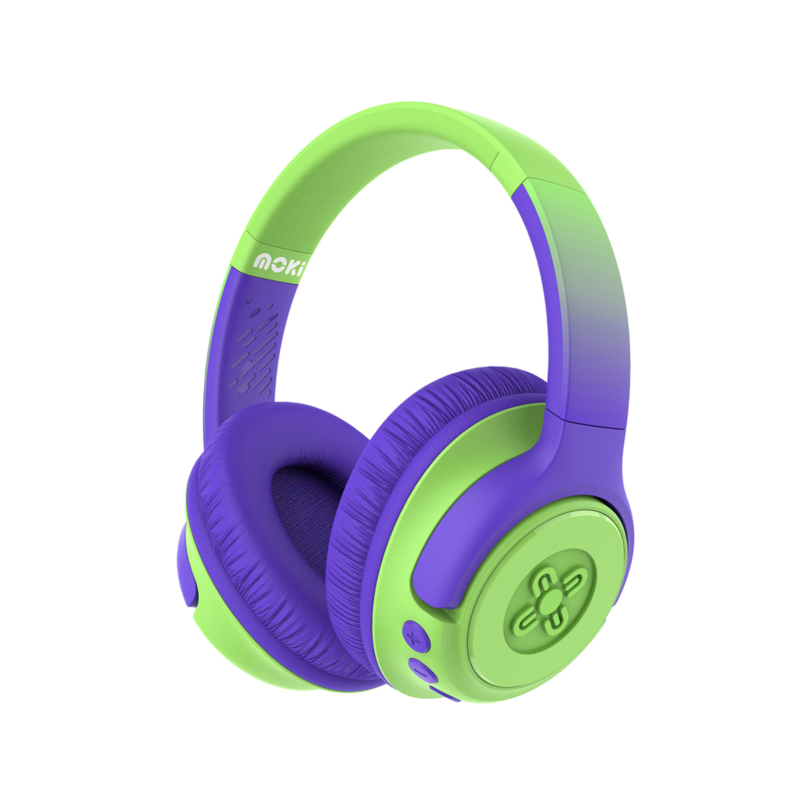 Moki Mixi Kids Volume Limited Wireless Bluetooth Headphones - Green ...