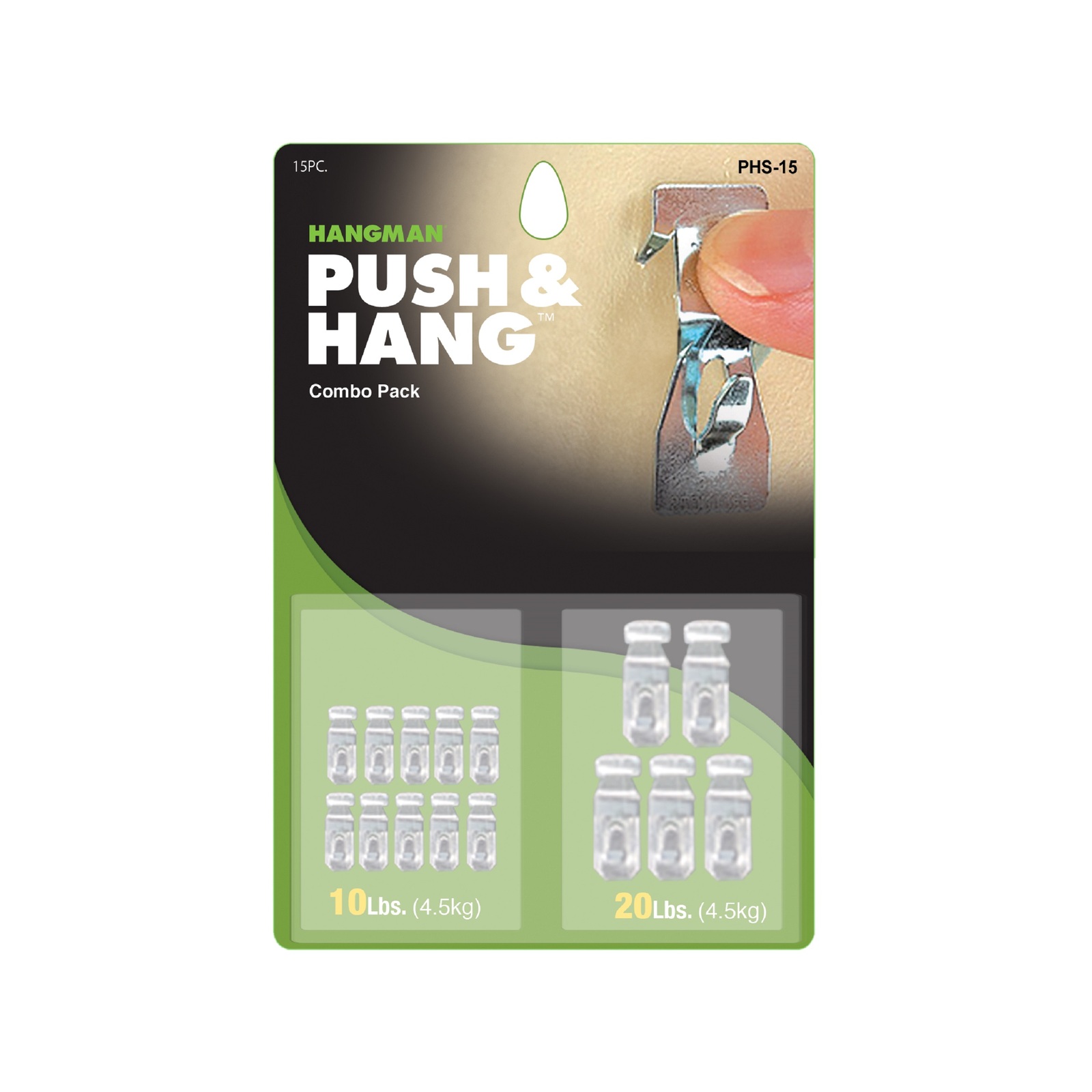 Hangman Push N Hang Picture Hanger - Large and Small - Bunnings Australia