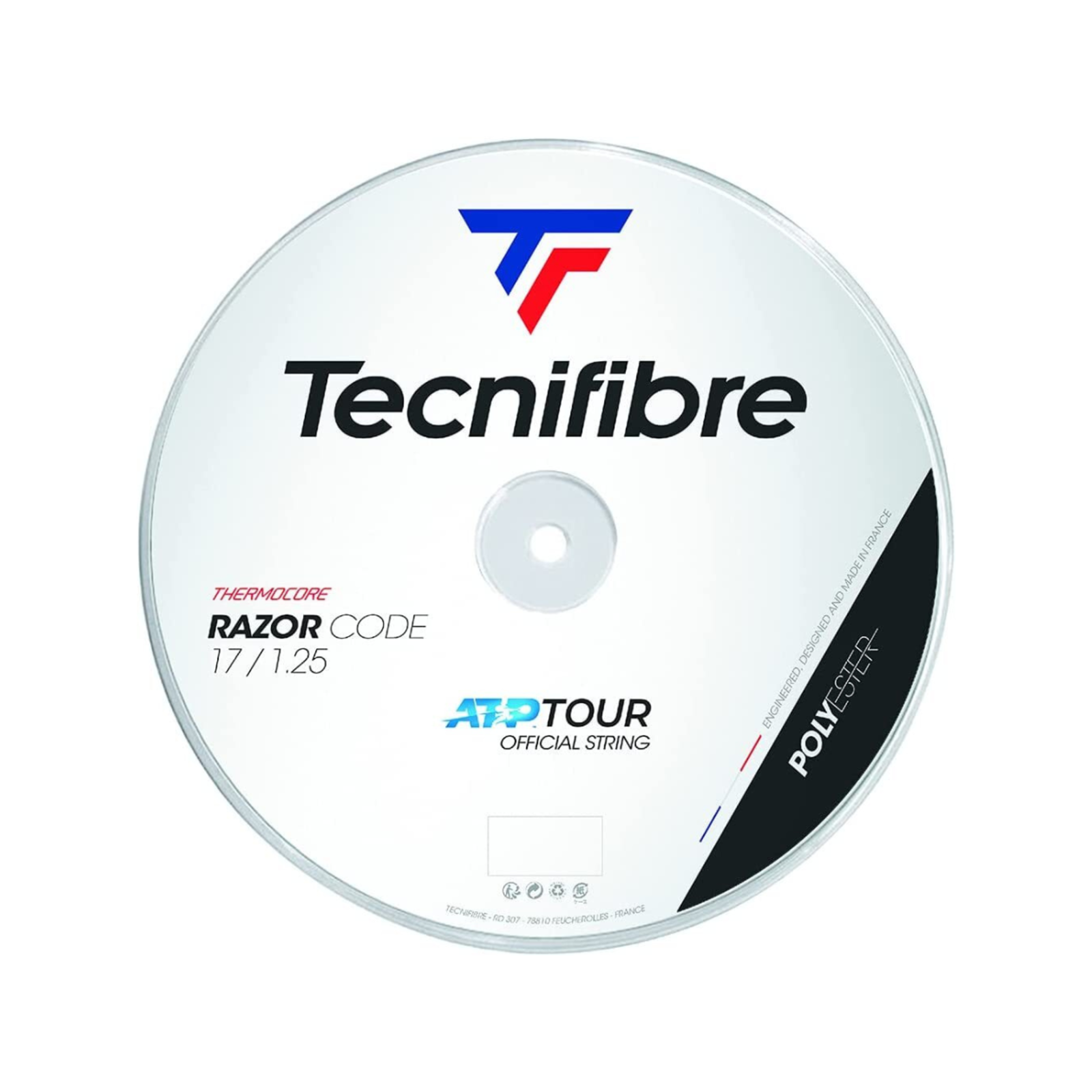 Tecnifibre Razor Code Tennis String Reel 1.25mm 17 Gauge 200m Coil ...