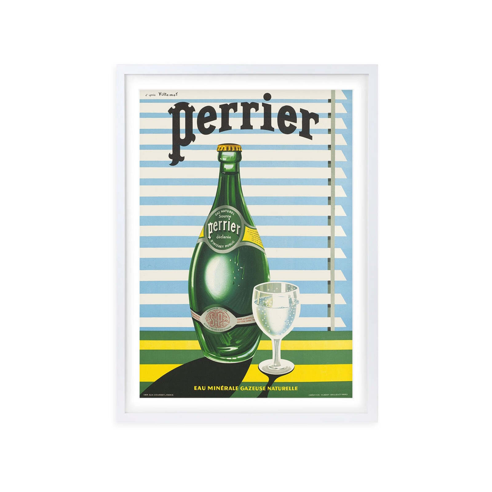 Wall Art's Perrier Bottle Framed A1 Art Print - Bunnings Australia