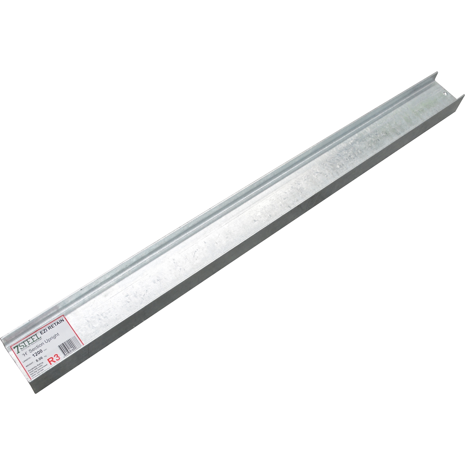 100 x 55mm 1.2m H Joiner Post Galvanised Steel Sleeper Upright ...