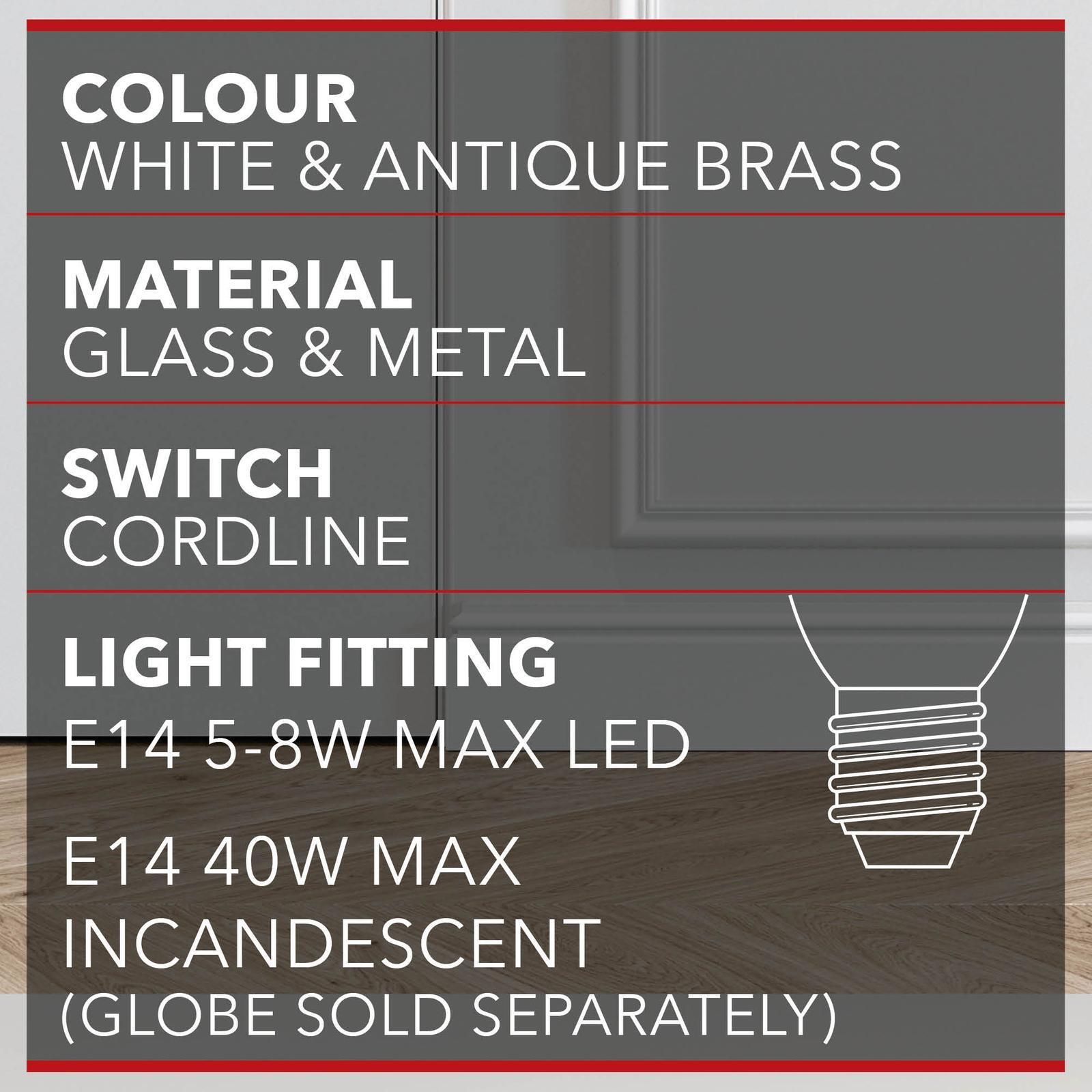 SIMA WHITE TABLE LAMP - Bunnings Australia