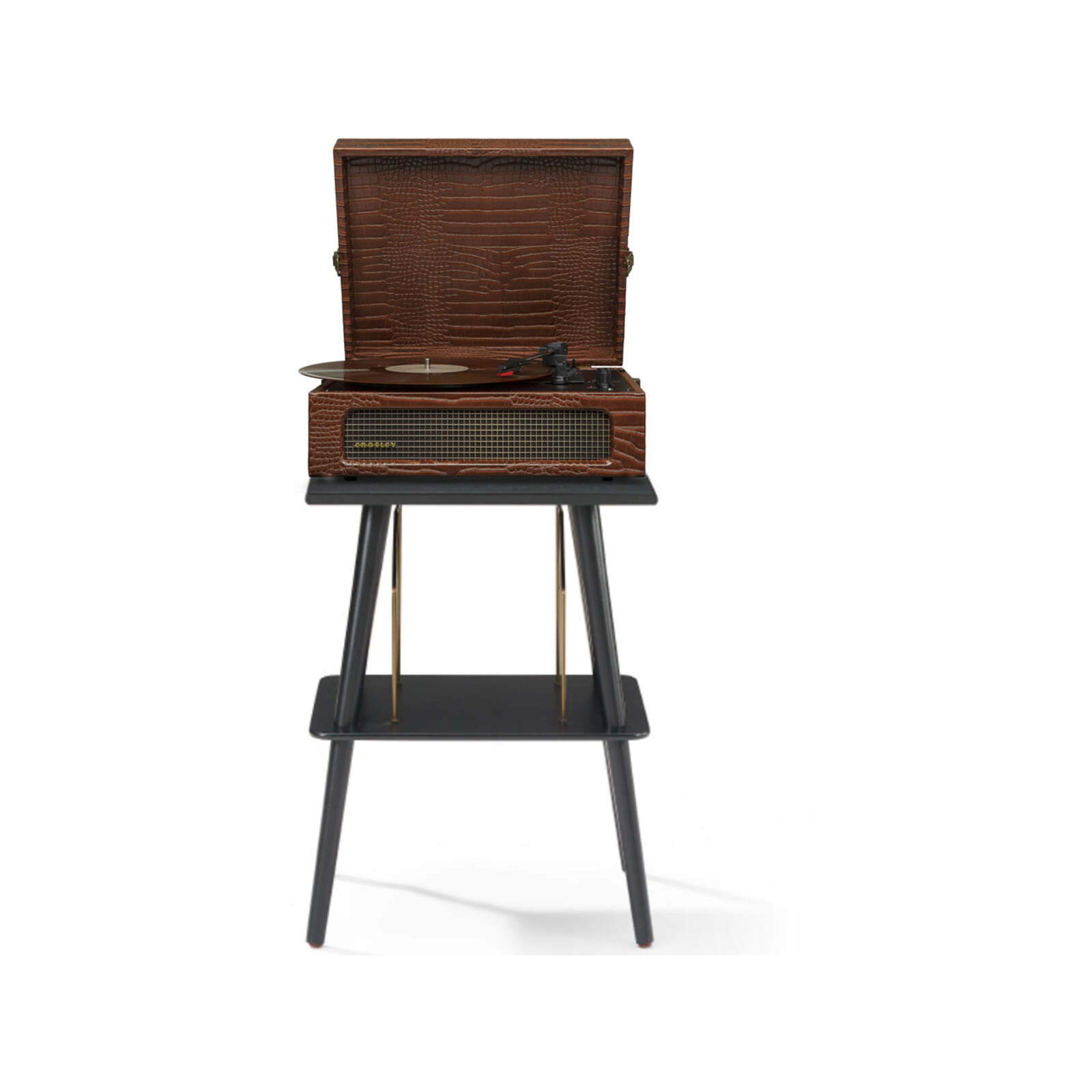 Crosley Voyager Bluetooth Portable Turntable + Entertainment Stand ...