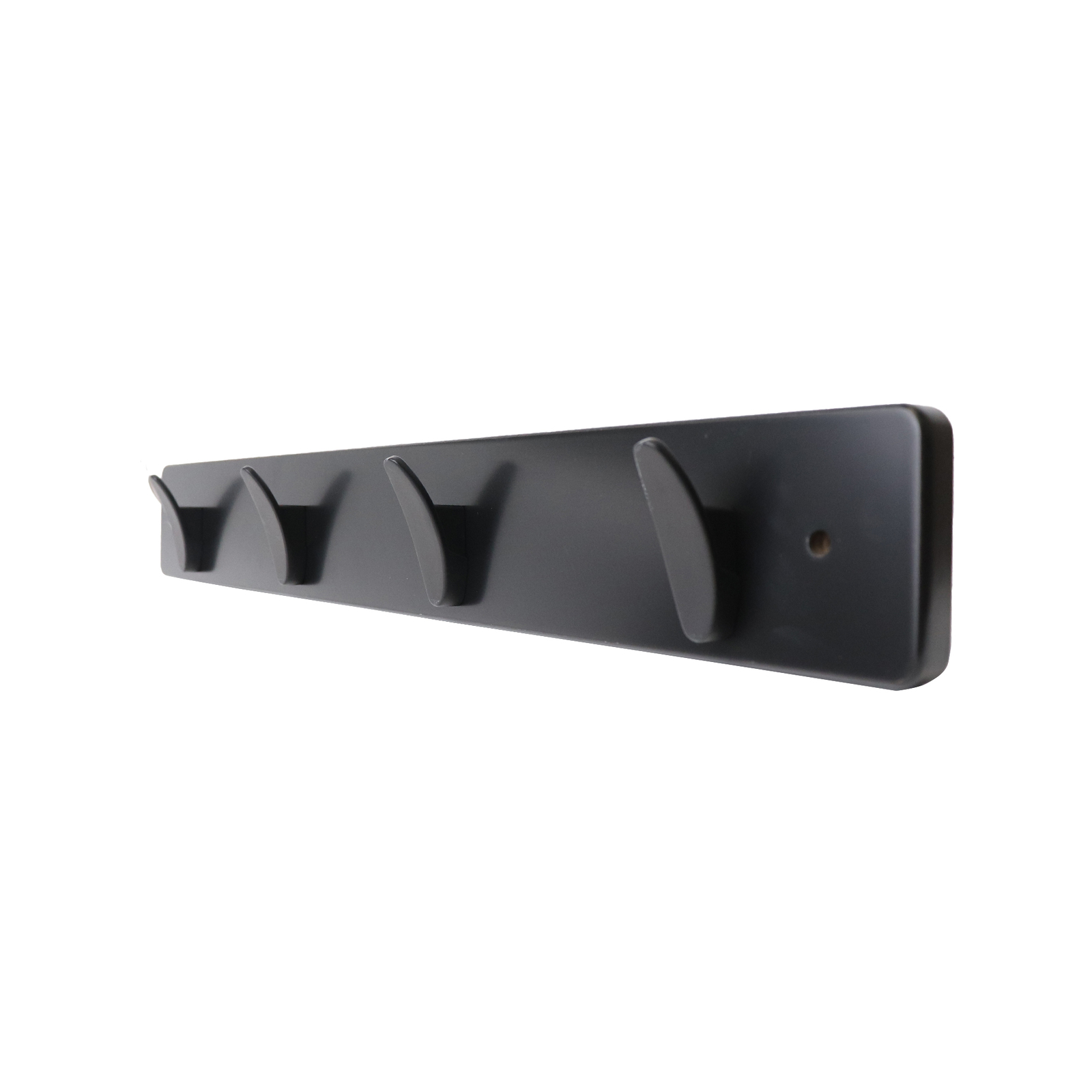 Adoored 60cm Nickel 4 Black Hook Hat And Coat Rack - Bunnings Australia