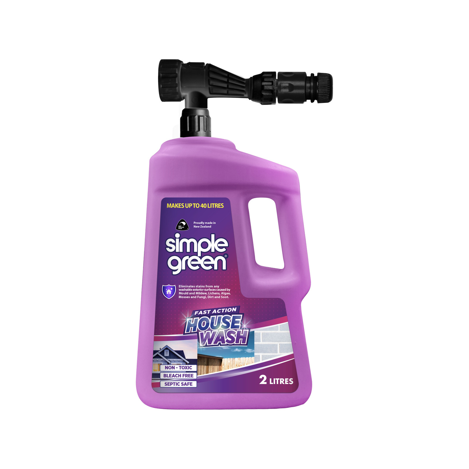 Simple Green 2L House Wash With Hose Attachment - Bunnings Australia