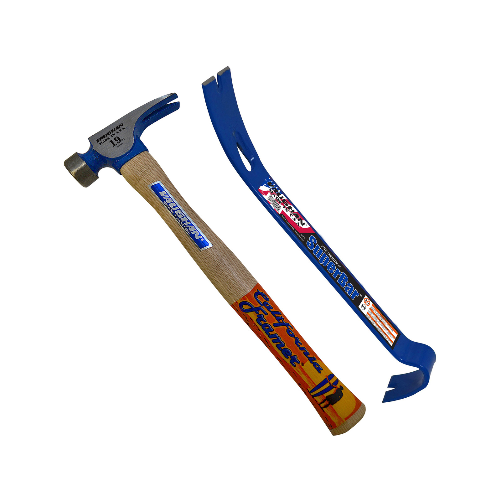 Vaughan 19oz Smooth Face California Framer And 15" Superbar - Bunnings ...