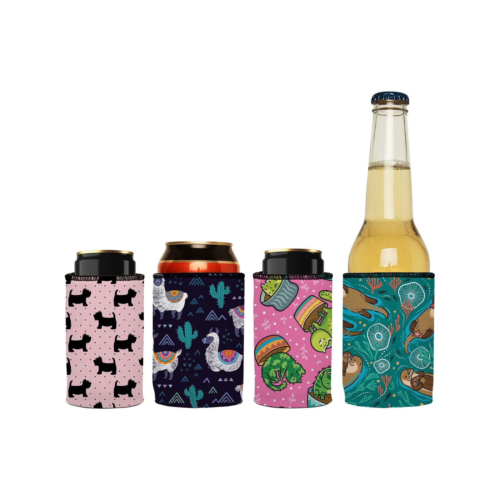 Stubbyz Animals Stubby Cooler 4-Pack Slim - Bunnings Australia