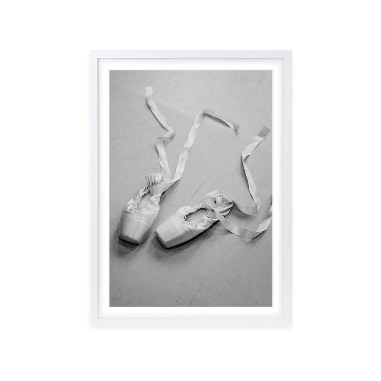 Wall Art's Ballet Slippers Framed A1 Art Print - Bunnings Australia