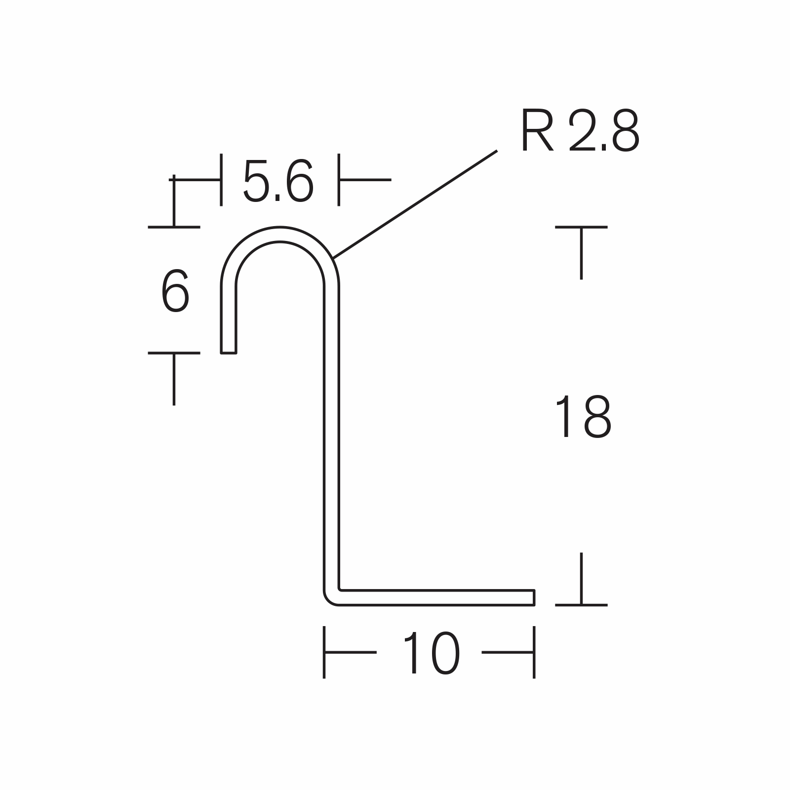 Cowdroy 18mm x 2.44m 304 Grade Stainless Steel Capping Track - Bunnings ...