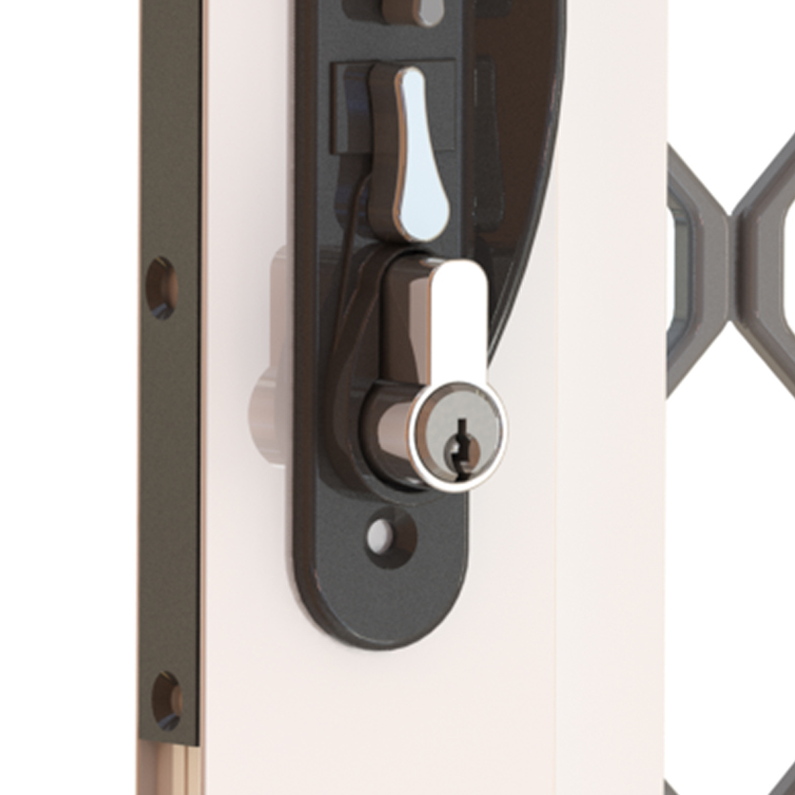 Rolltrak 50mm Chrome High Security Cylinder Lock - Bunnings Australia