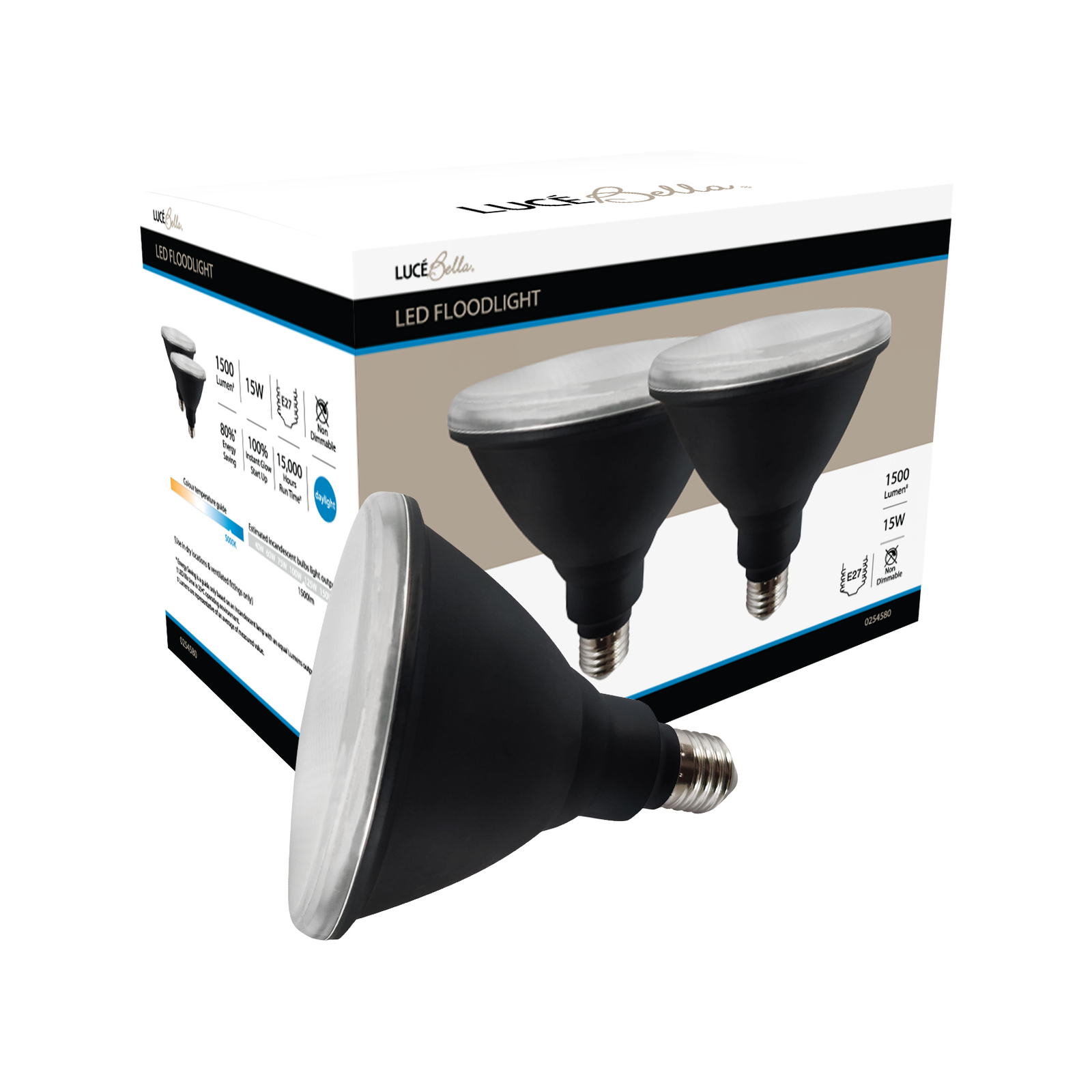 Luce Bella PAR38 E27 LED 1500lm Daylight 15W Globe - 2 Pack - Bunnings ...