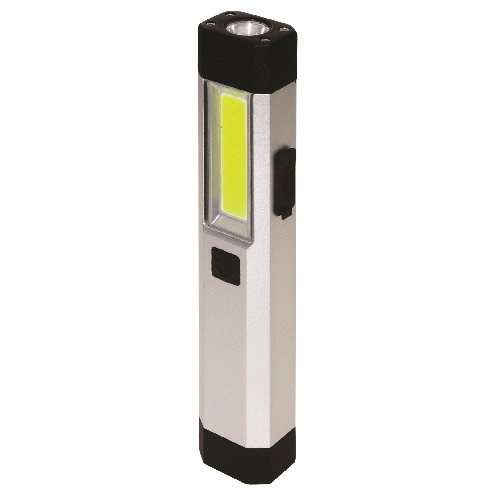 Click 2-In-1 Recharge Torch With Worklight - Bunnings Australia