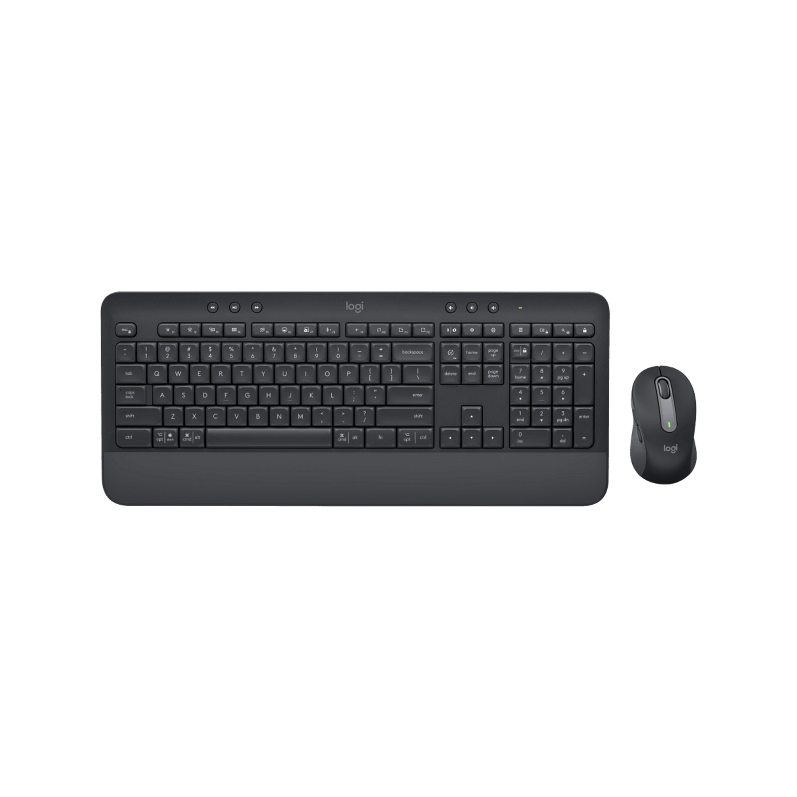 Logitech MK650 Wireless Keyboard & Mouse - Graphite [920-011014 ...