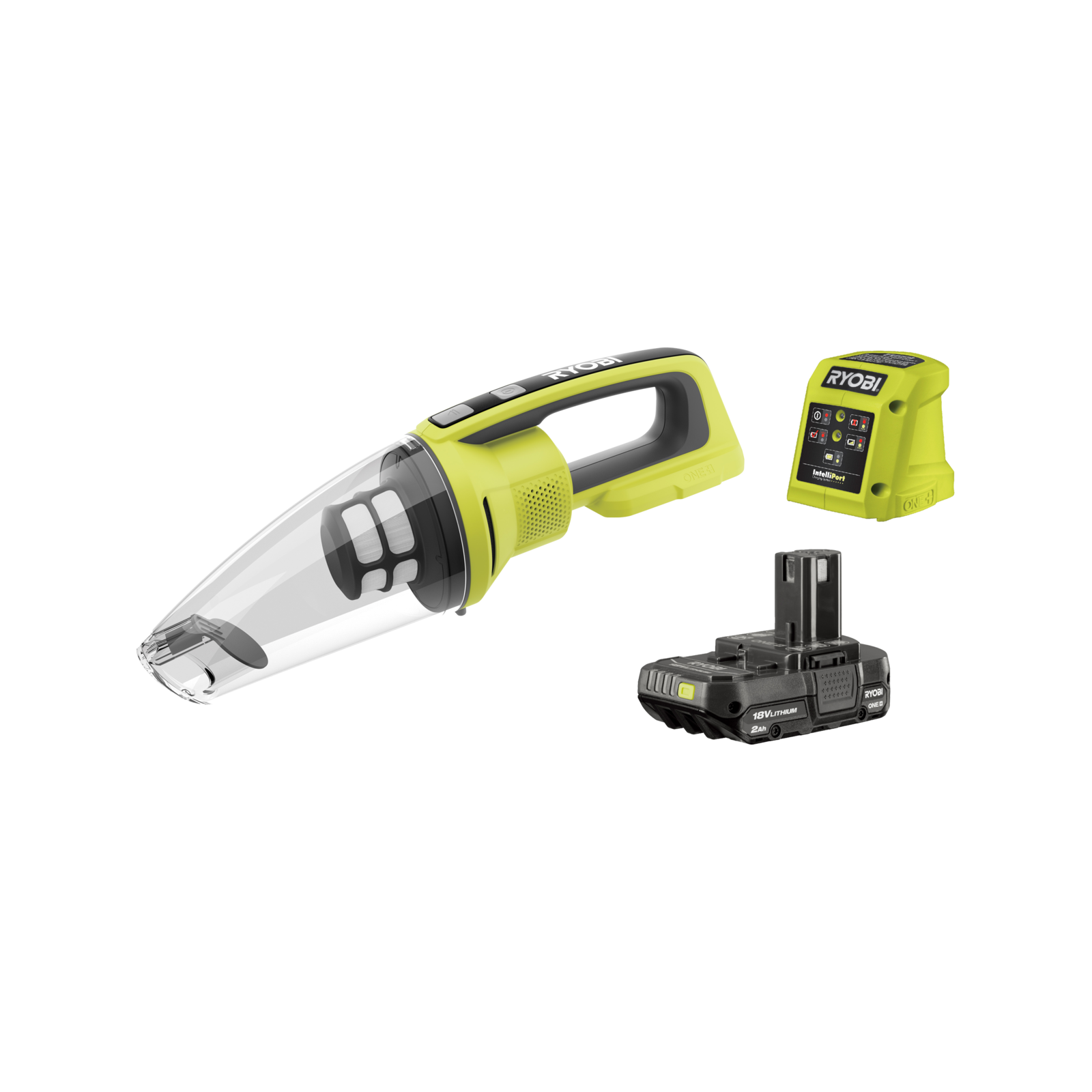 Ryobi 18V ONE+ Hand Vacuum 2.0Ah Kit - Bunnings Australia