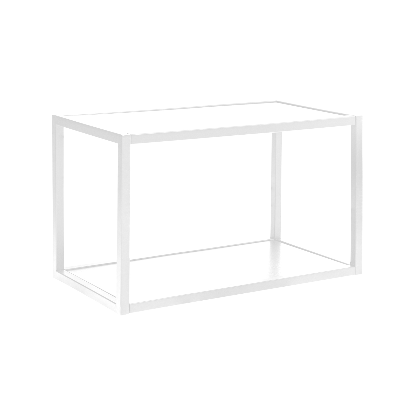 Kaboodle 900mm White Slim Steel Frame Shelf - Bunnings Australia