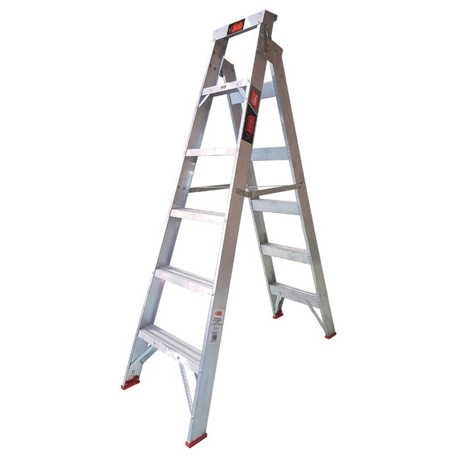 Rhino 1.8 - 3.3m 150kg Dual Purpose Aluminium Ladder - Bunnings New Zealand