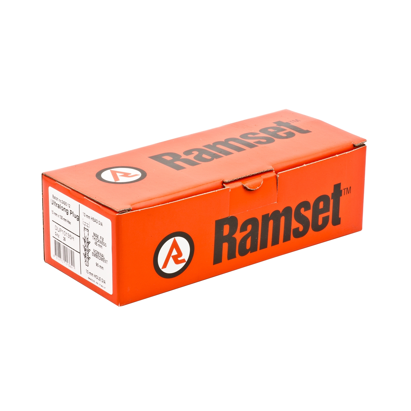 Ramset 10 x 135mm Ultra Long RamPlug - 25 Pack - Bunnings Australia