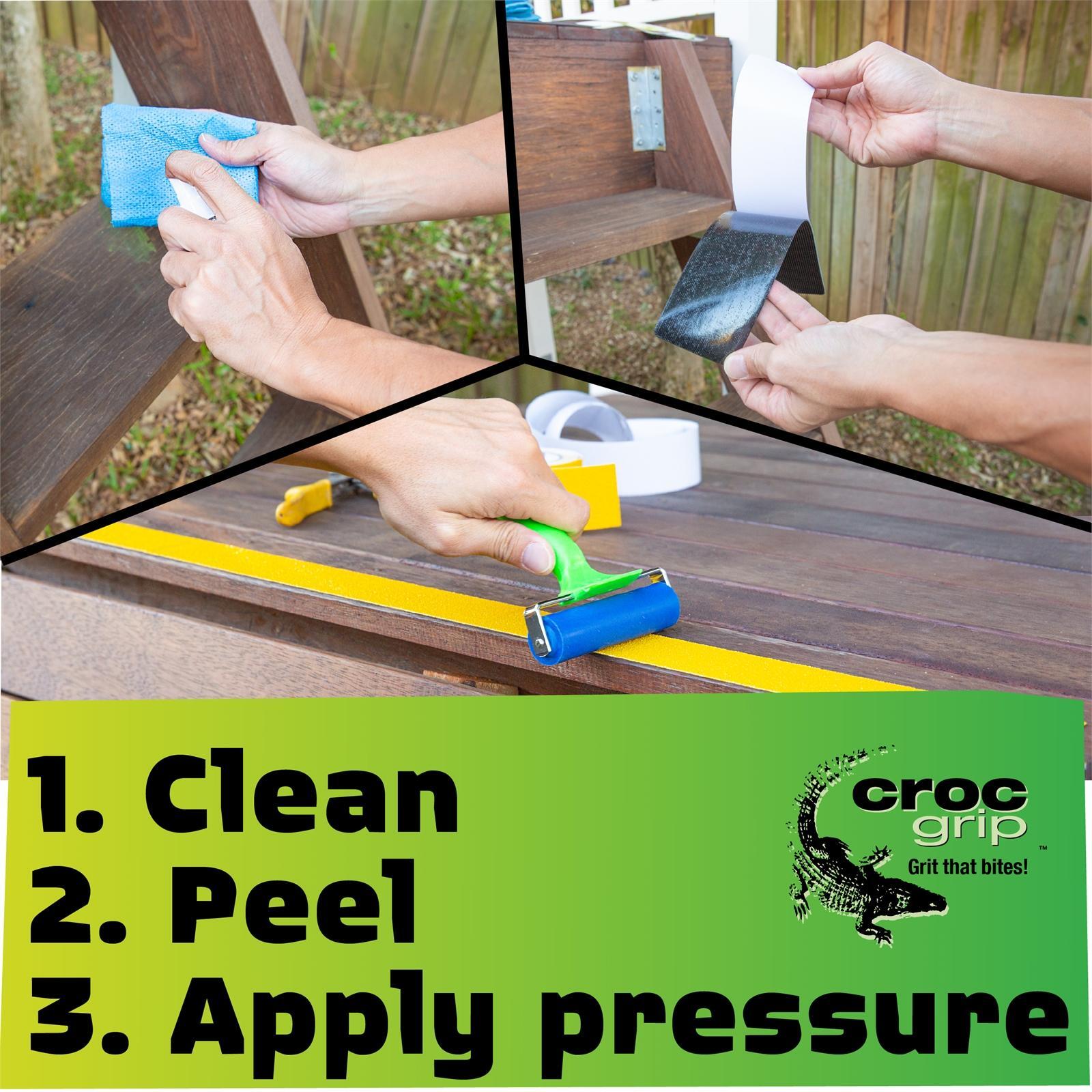 Croc Grip 10m x 25mm Black Anti-Slip Tape - Bunnings Australia