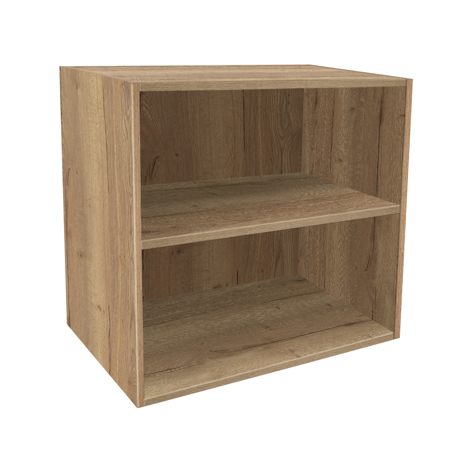 Kaboodle 900-1000mm Hazelnut V Customisable Deep Open Med Wall Shelf ...