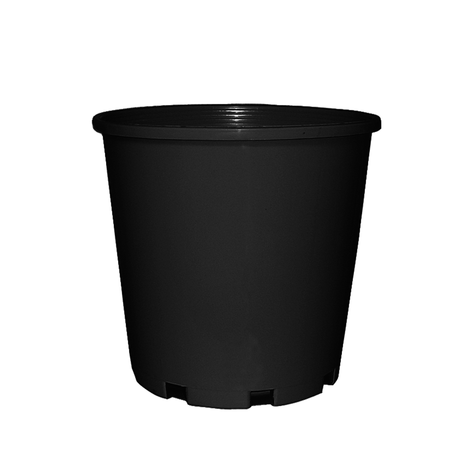 Garden City Plastic Grow Plant Pot - Black 200mm - Bunnings Australia