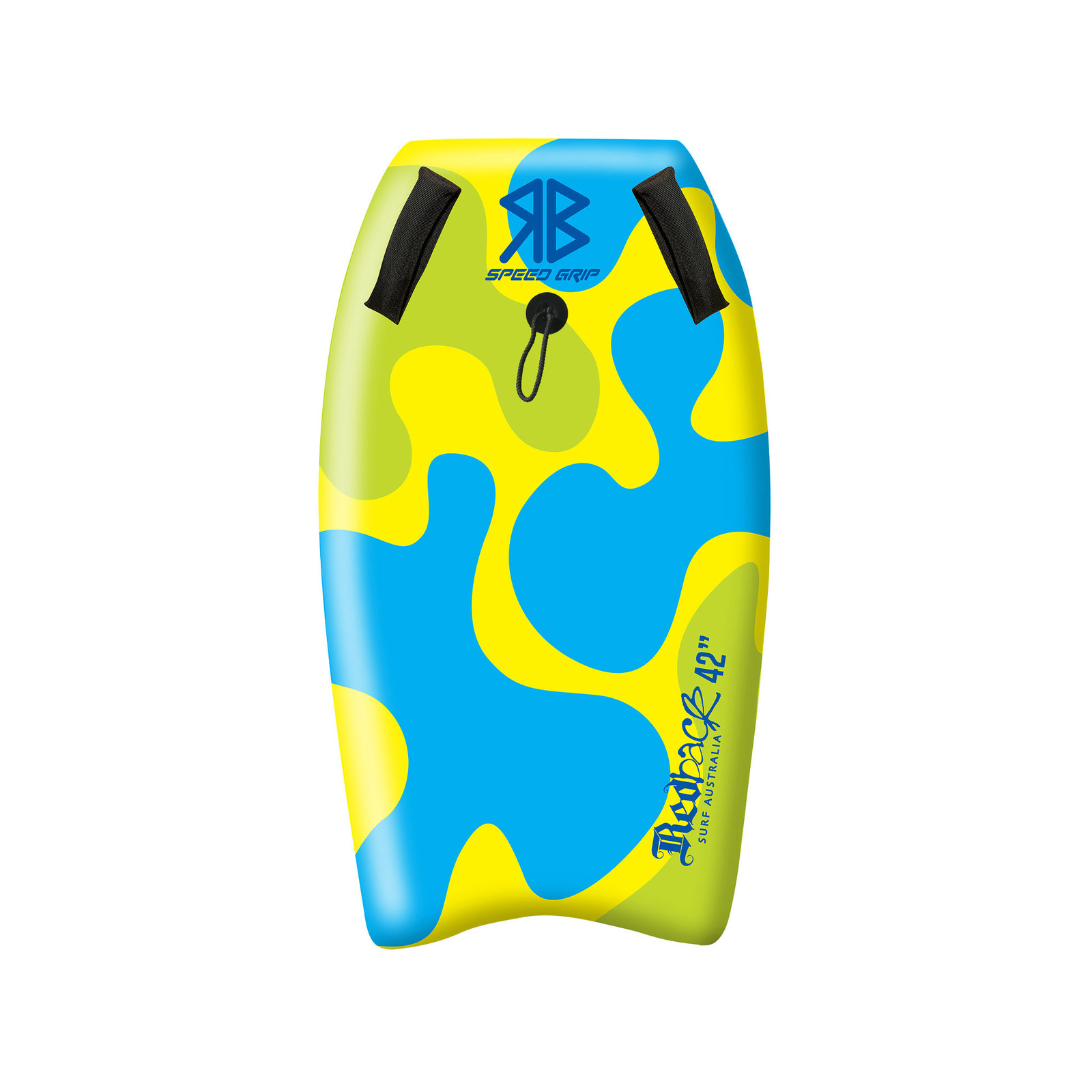 Redback Speed Grip 42" Bodyboard w/ Soft Padded Grip - Yellow ...