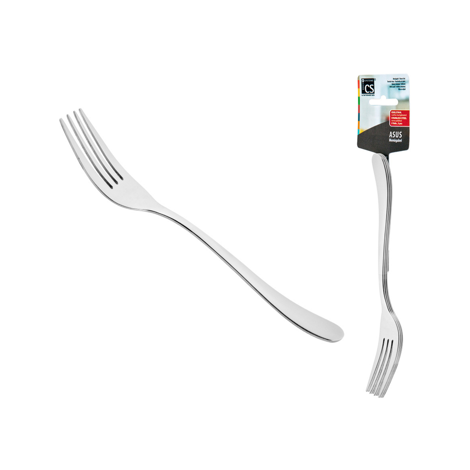 Asus 3pcs Dinner fork Stainless Steel Cutlery - Bunnings Australia