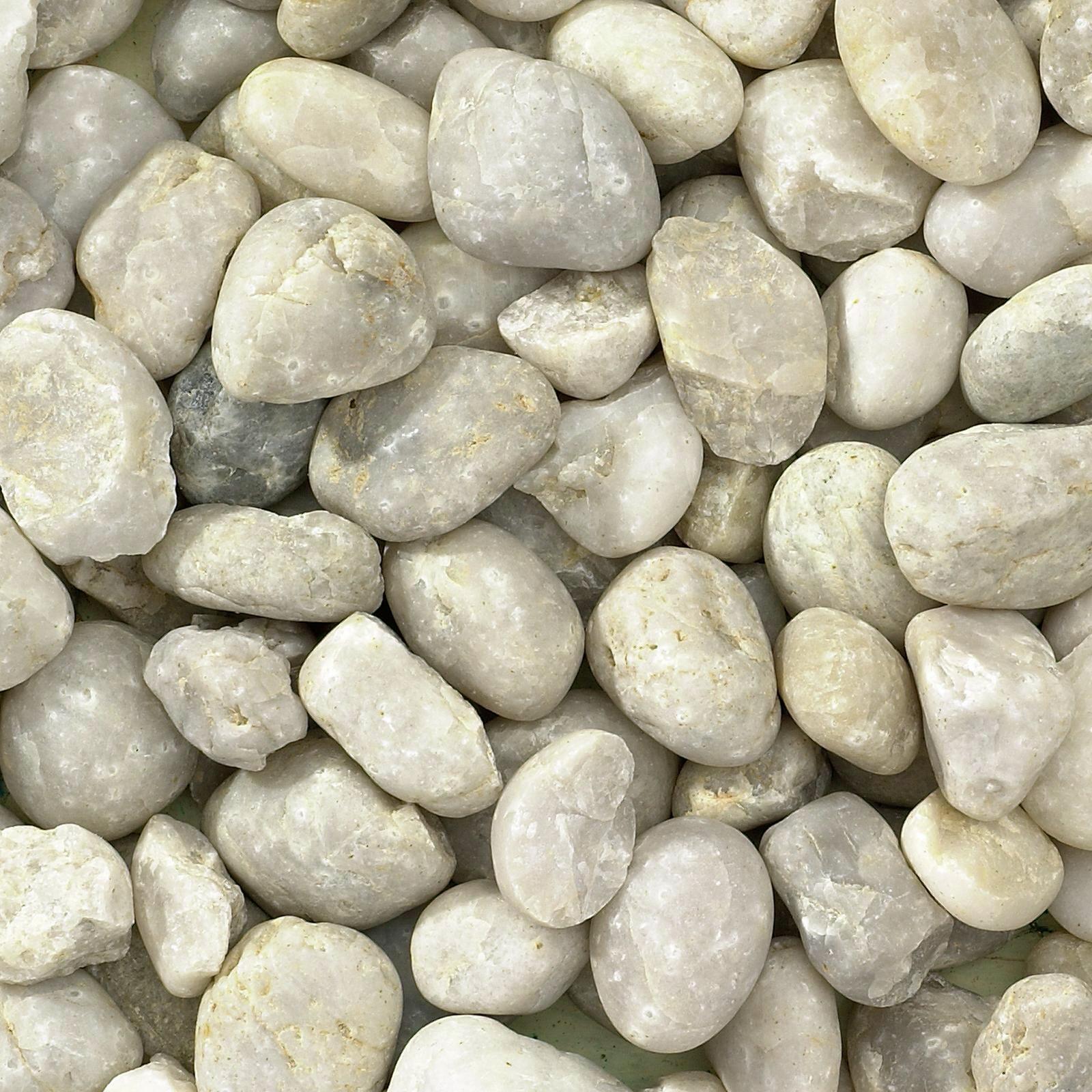 ANL 1 Tonne 30 - 40mm White Loose Western Pebble - Bunnings Australia