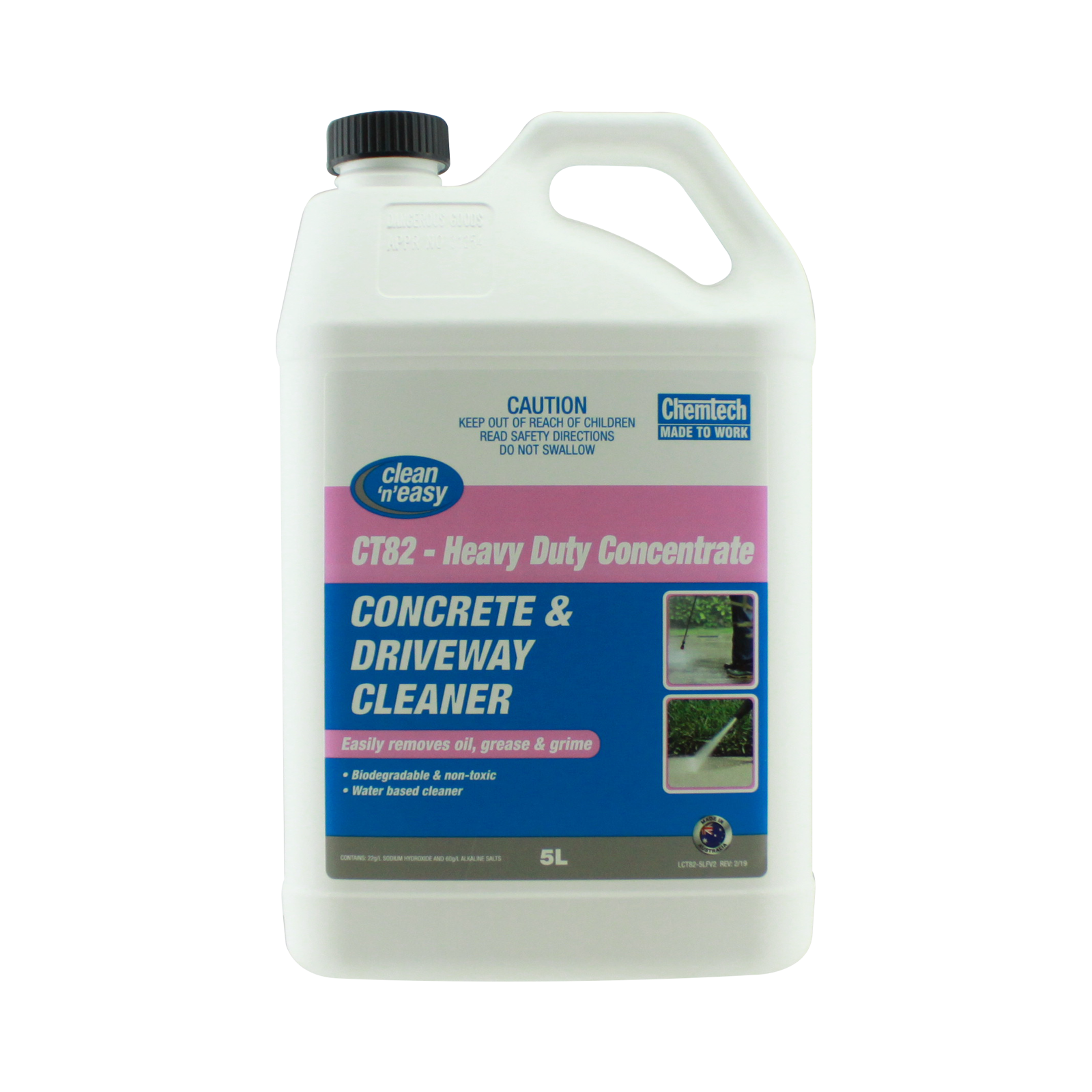 Chemtech 5L Concrete And Driveway Cleaner - Bunnings Australia
