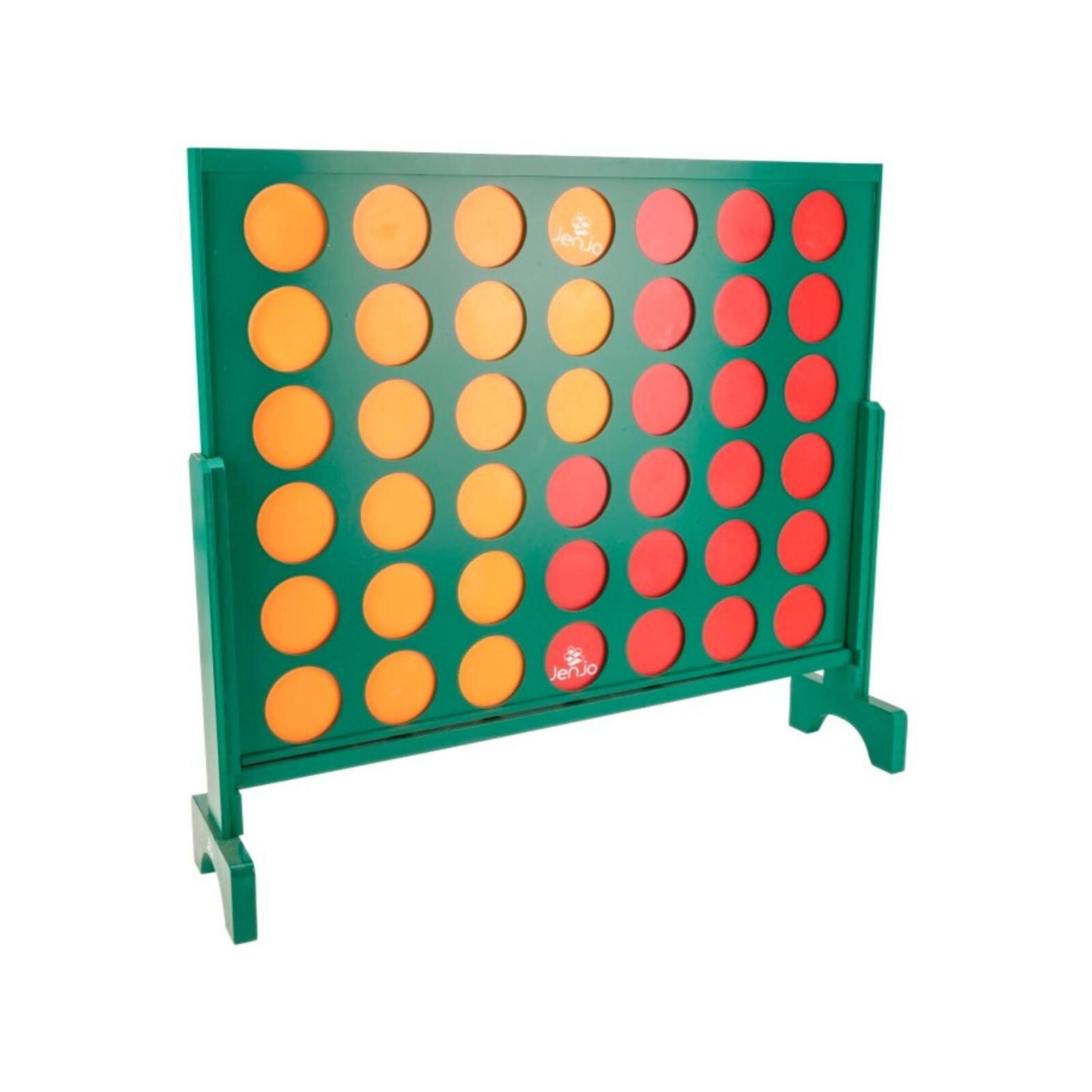 Wooden Indoor Outdoor Giant Connect Four In A Row Game Set 120x109cm ...