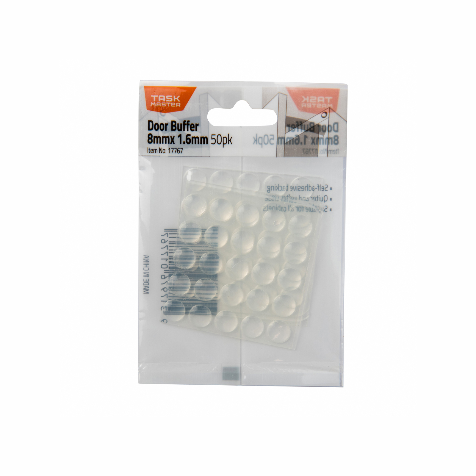 Taskmaster 8 x 1.6mm Door Buffer - 50 Pack - Bunnings Australia