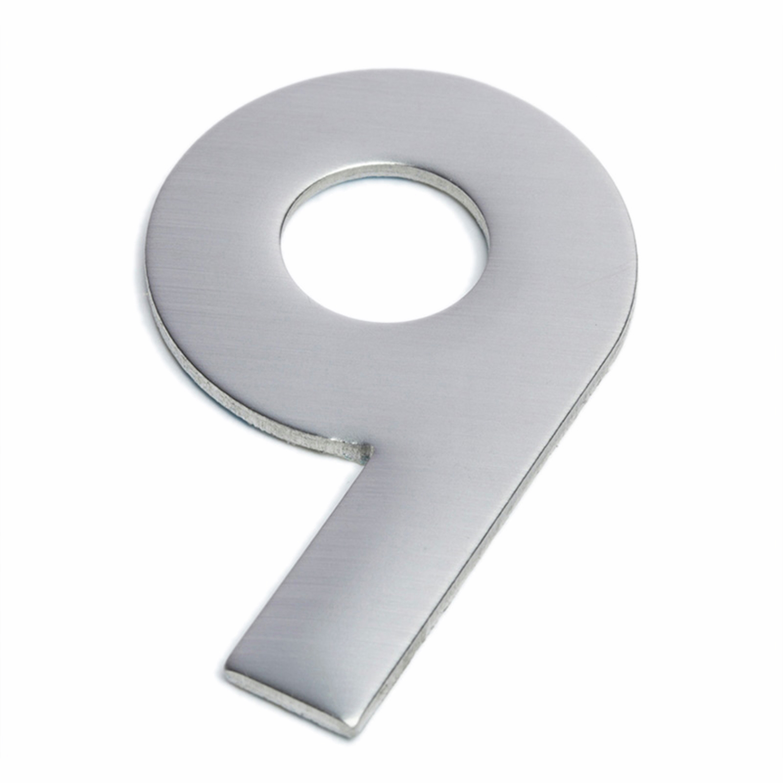 Sandleford 75mm Suburban Stainless Steel Self Adhesive House Number 9 ...