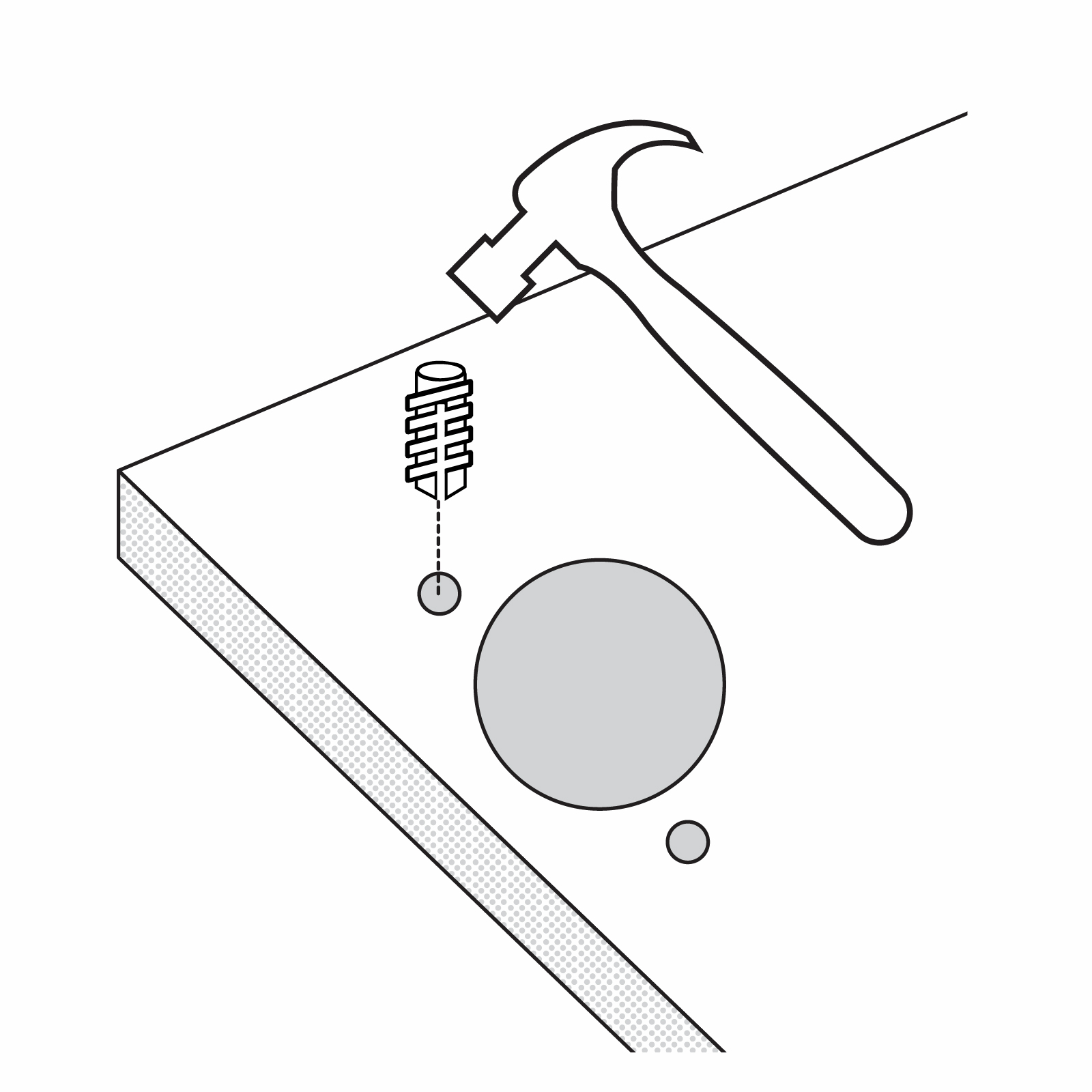 Hafele 9.5 x 5mm Expanding Dowel - 60 Pack - Bunnings Australia