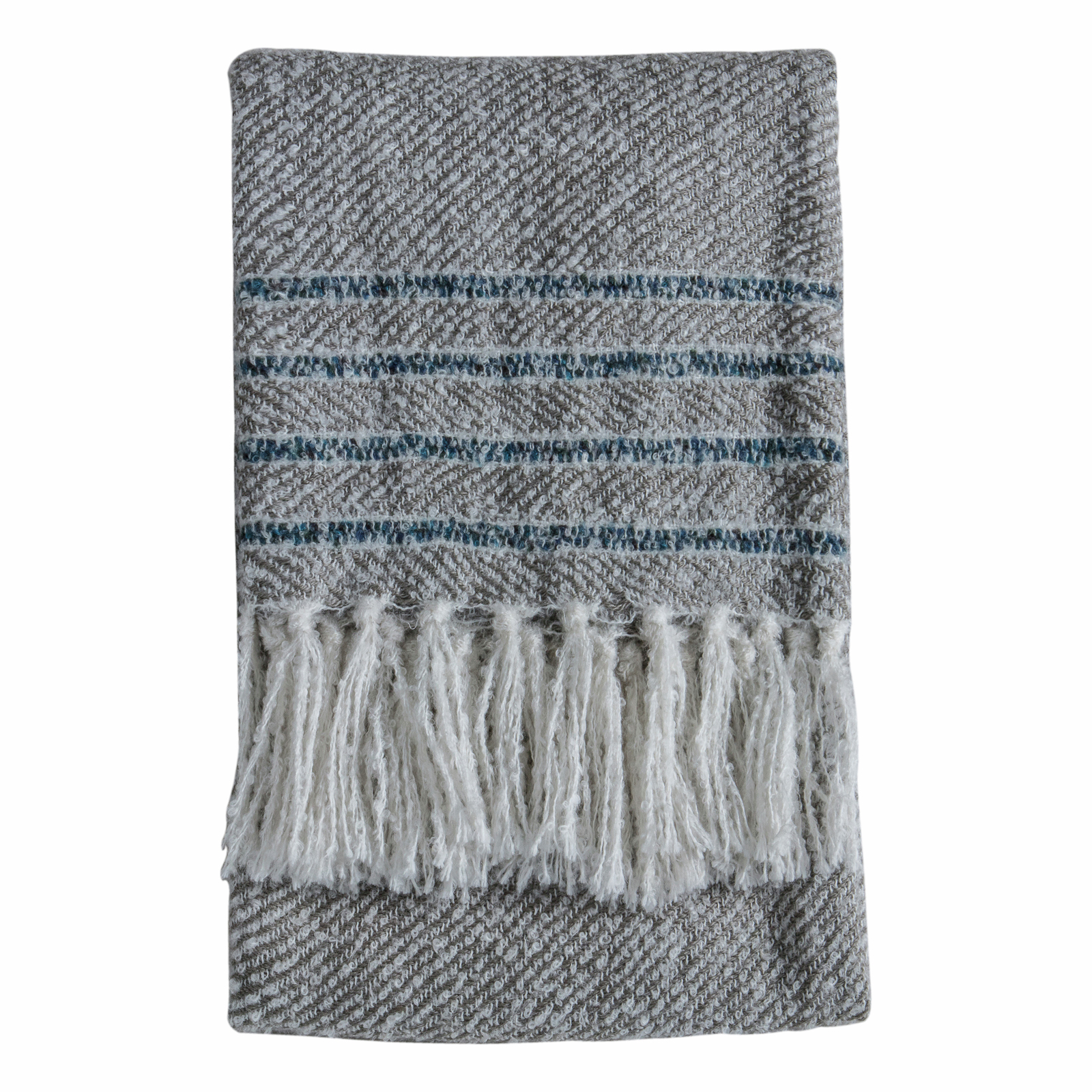 South Border Stirpe Grey Throw - Bunnings Australia