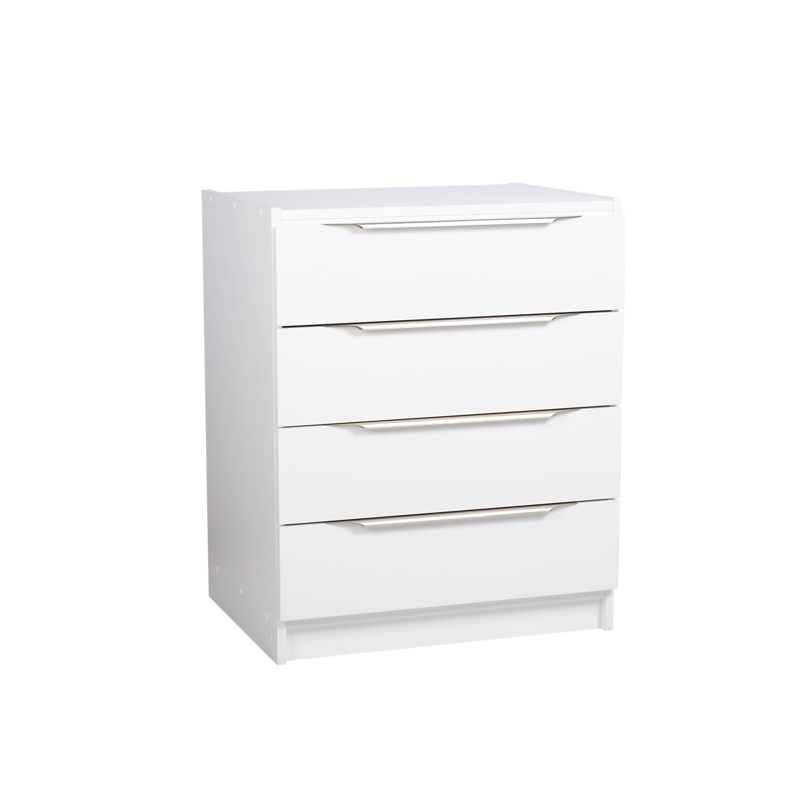 Multistore 745 x 608 x 430mm Crisp White 4 Drawer Storage Unit ...