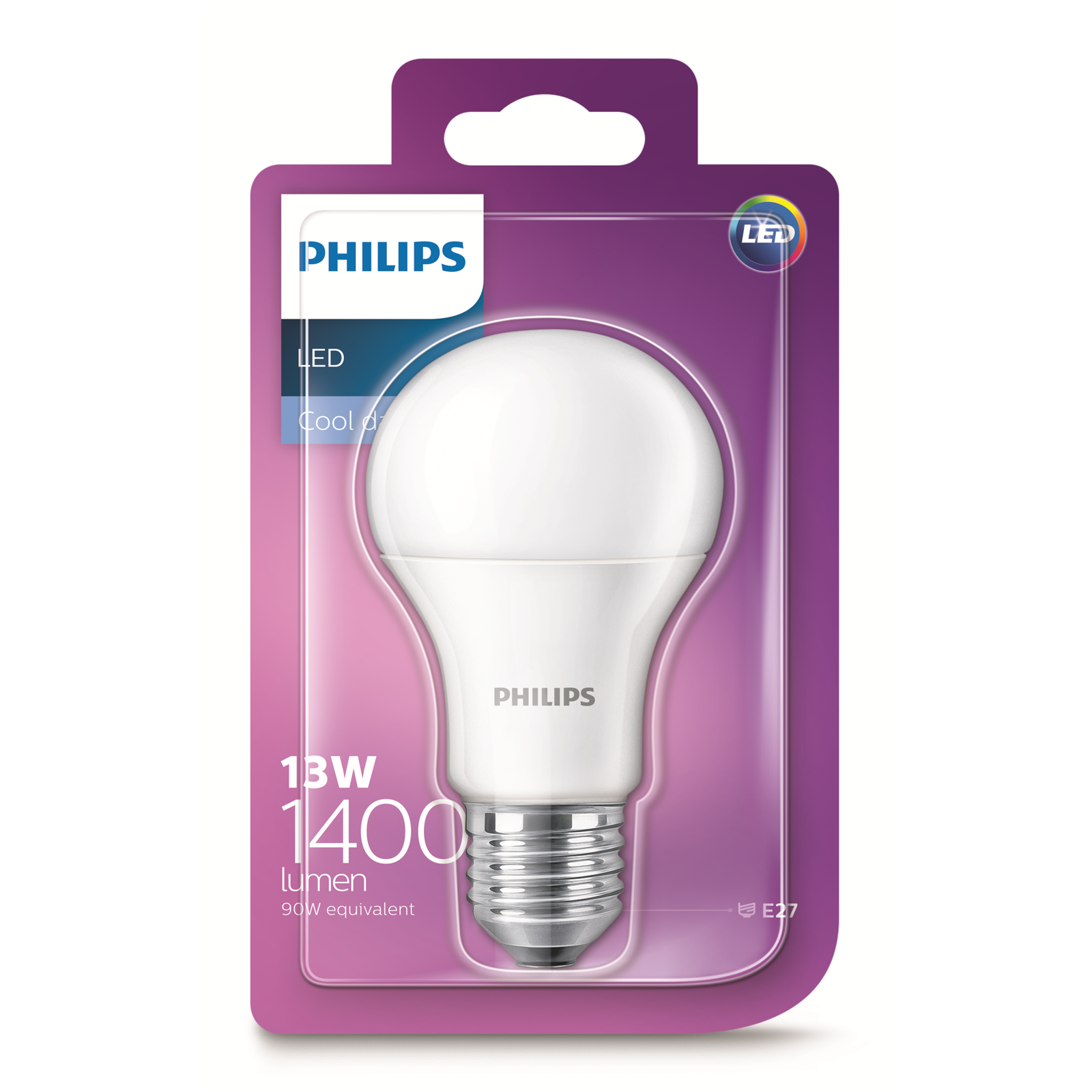 Philips 13W LED ES Cool Daylight Globe - Bunnings Australia