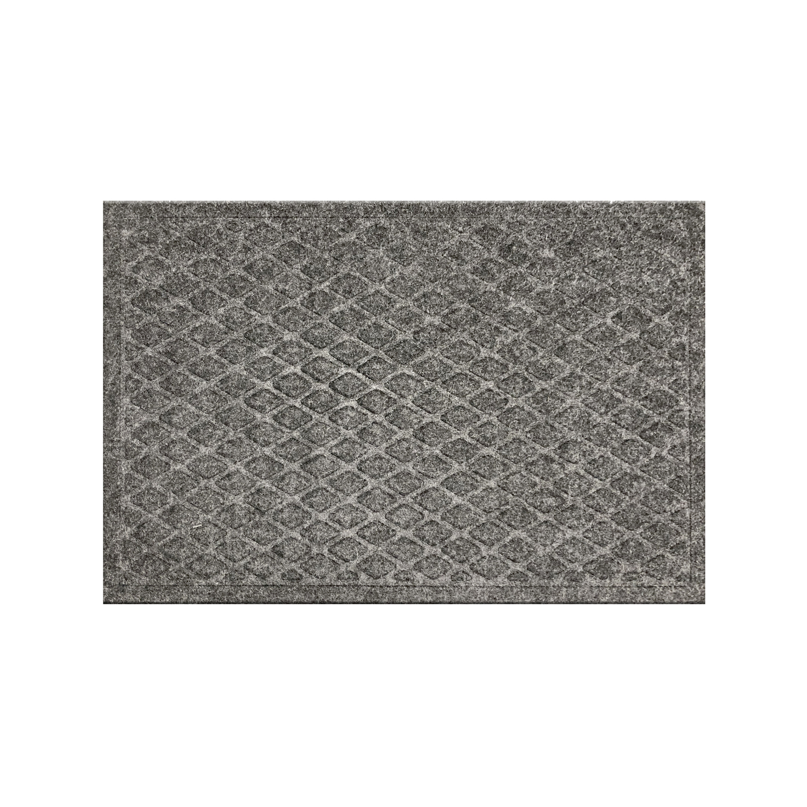 Smart Home Products 60 x 40cm Grey Diamond Polypropylene / Rubber ...