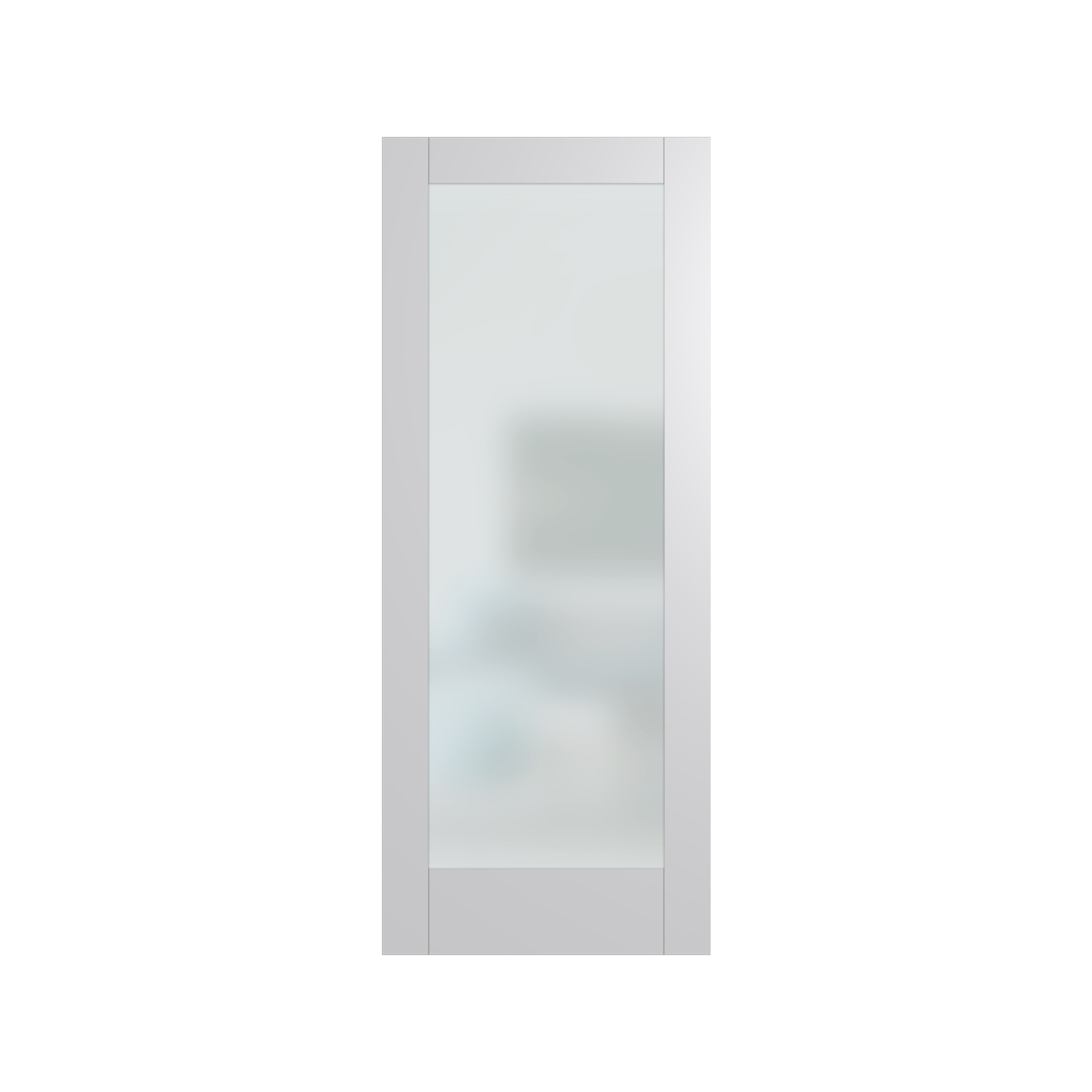 Hume 2040 x 820 x 35mm Primed MDF Hampton Translucent Glass HAM1 ...