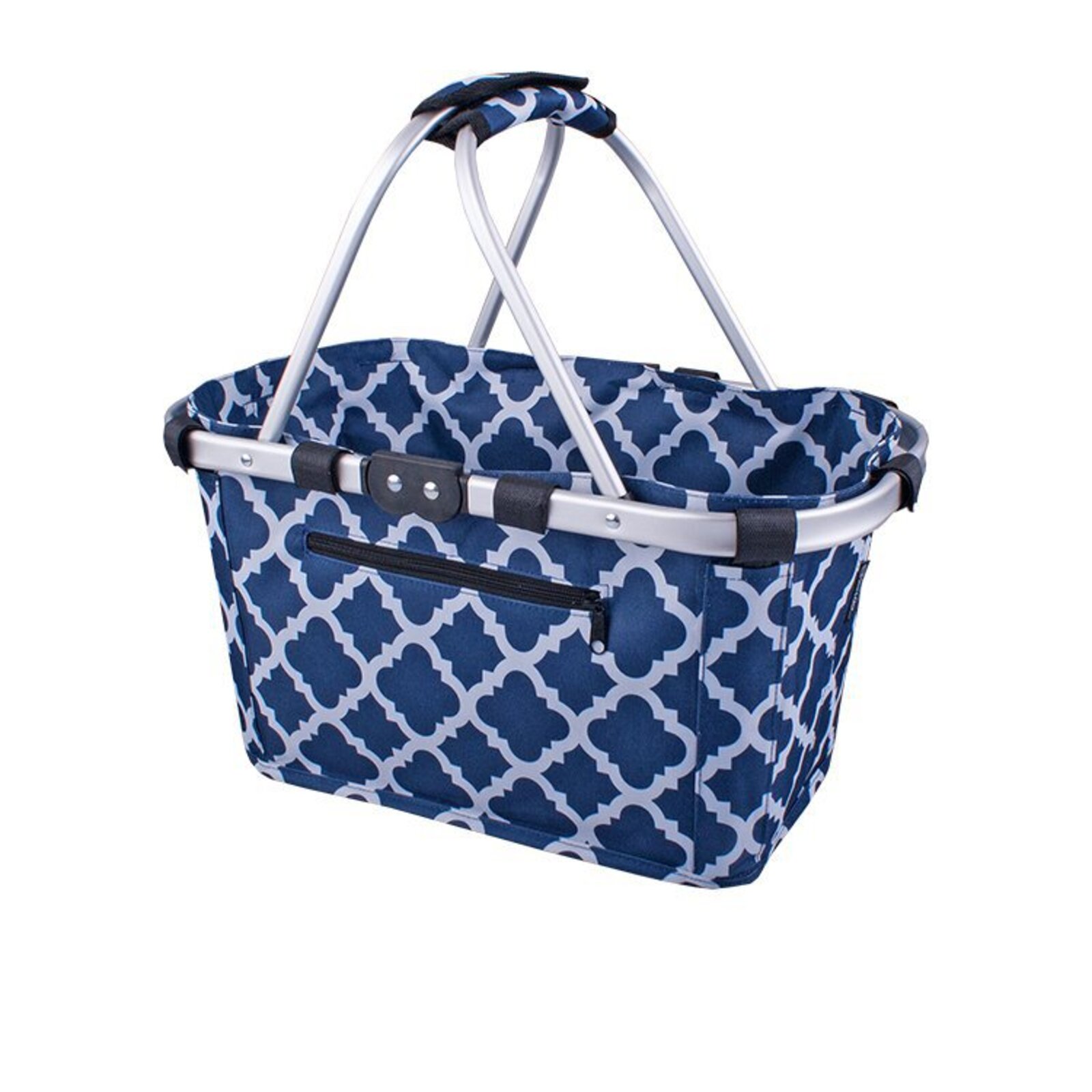 Sachi Carry Basket Double Handle Moroccan Navy - Bunnings Australia