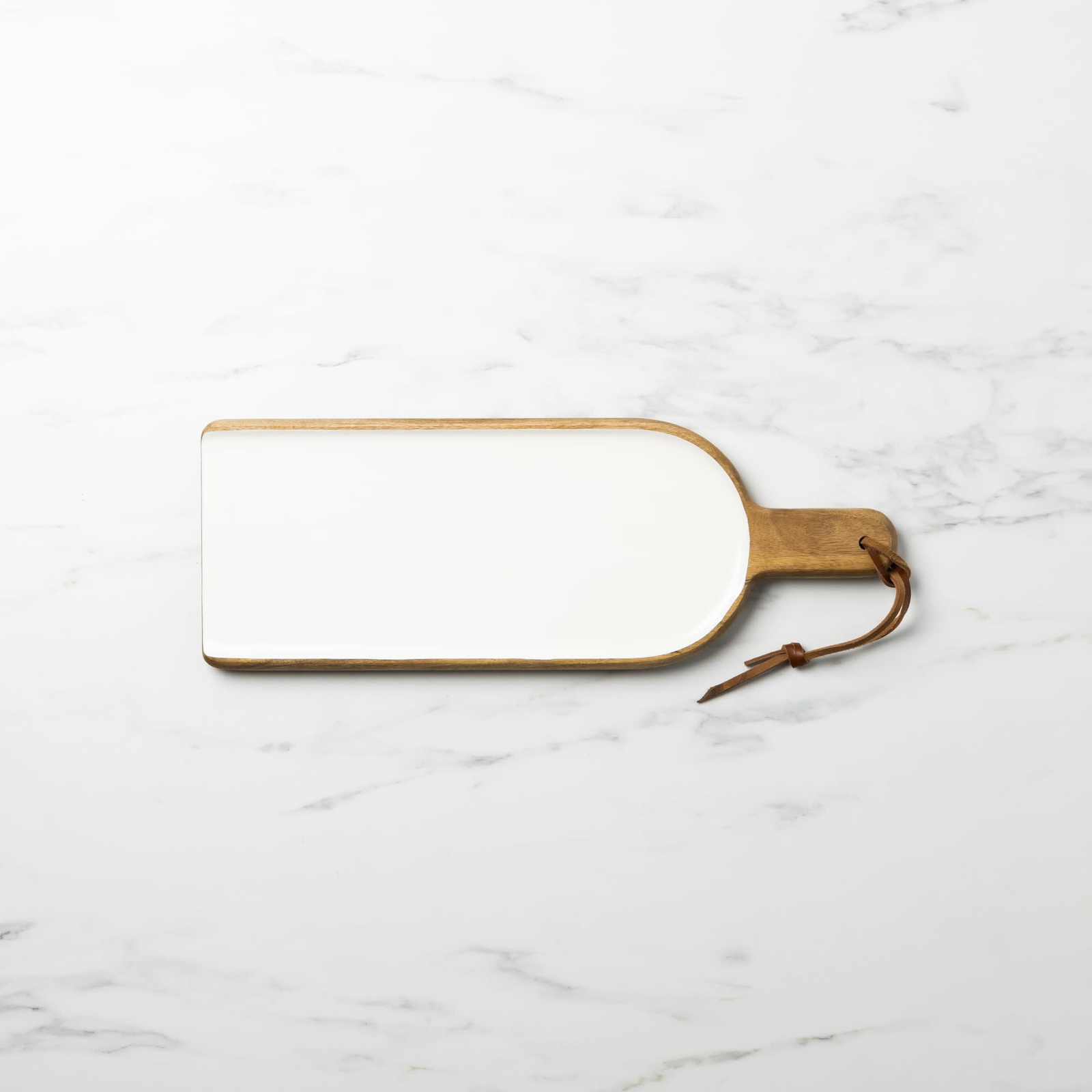 Salisbury & Co Calla Mango Wood Paddle Board 50x18cm White - Bunnings ...