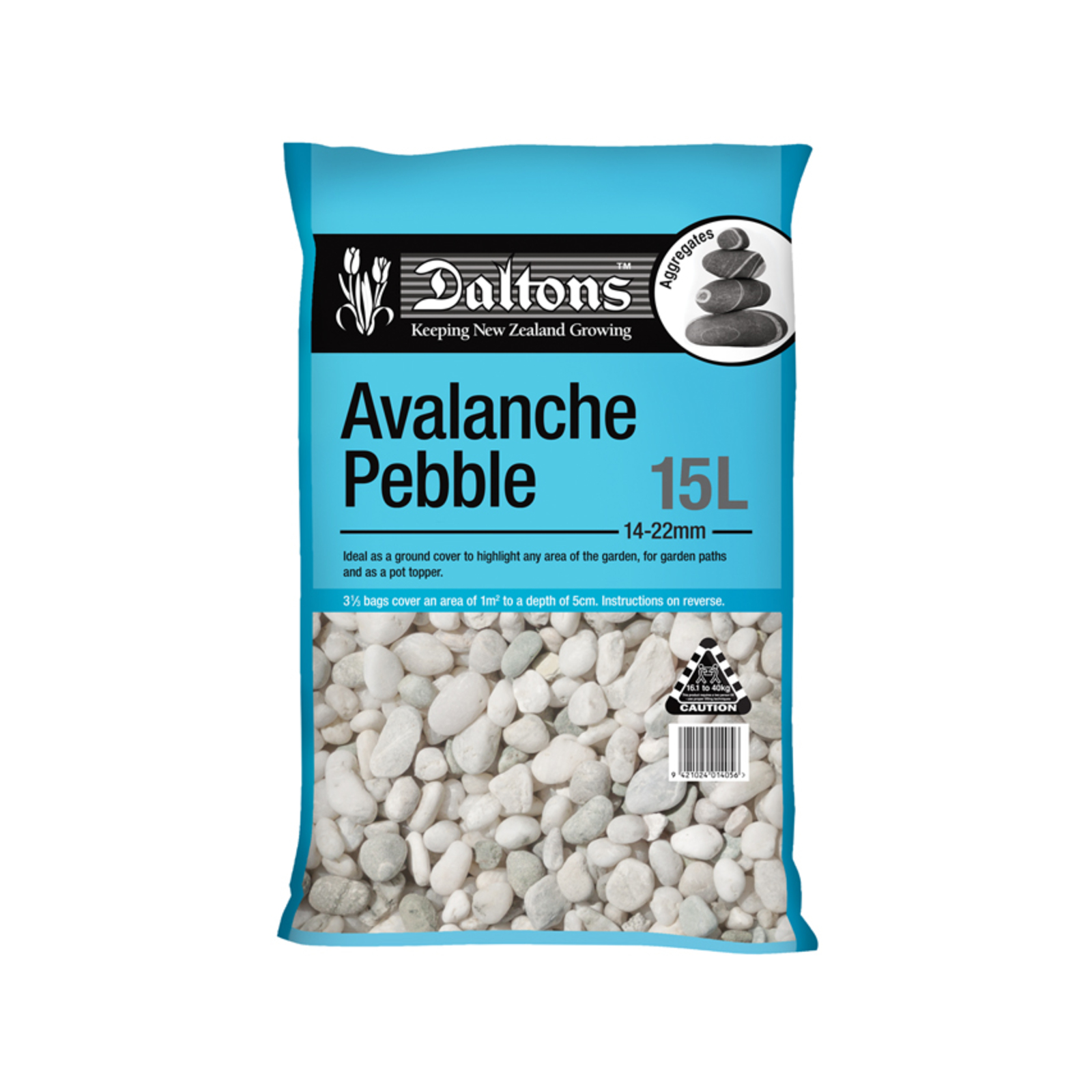 Daltons 14 - 22mm 15L Avalanche Pebble - Bunnings New Zealand