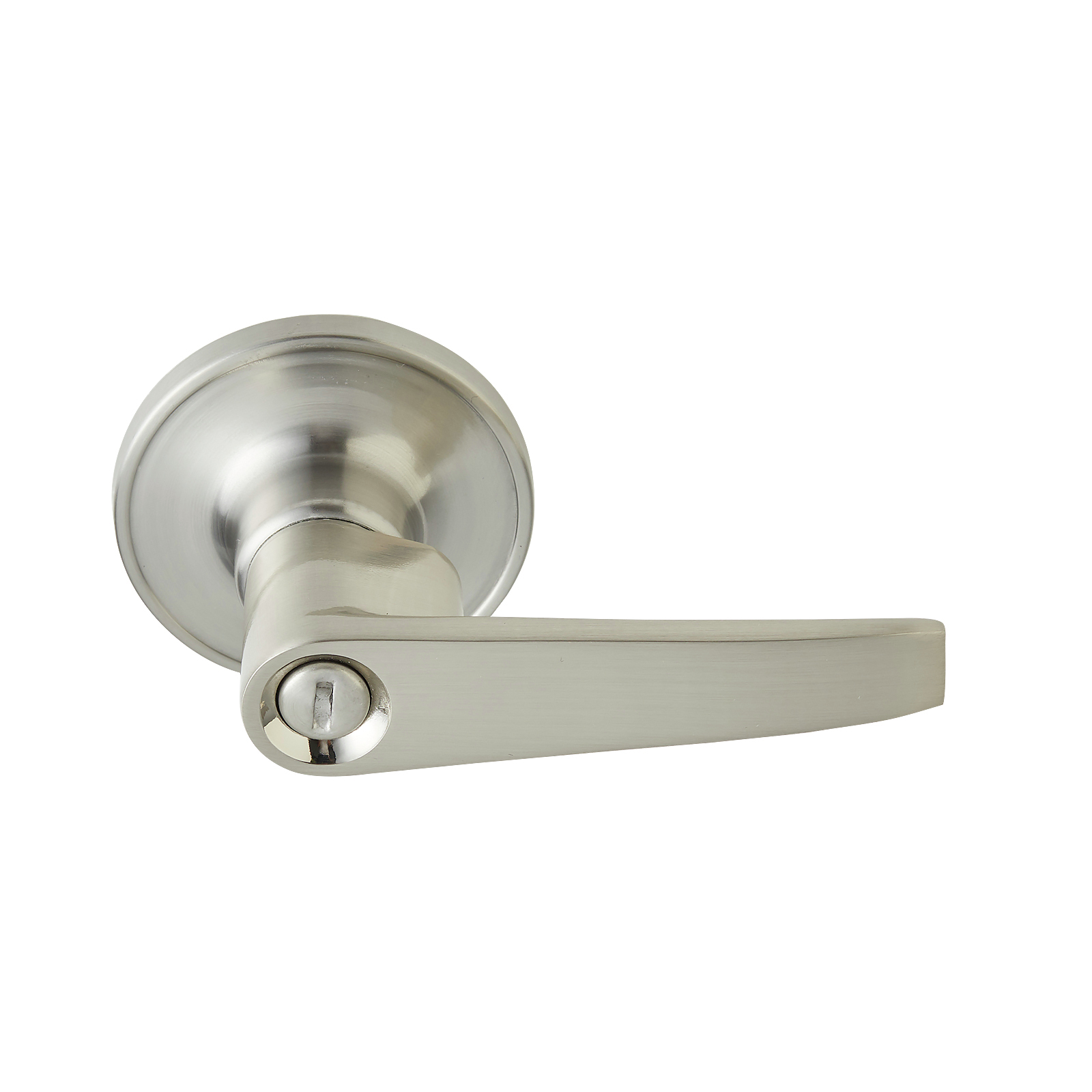 Delf Trade Bright Chrome Estilo Privacy Lever With Latch - Bunnings ...
