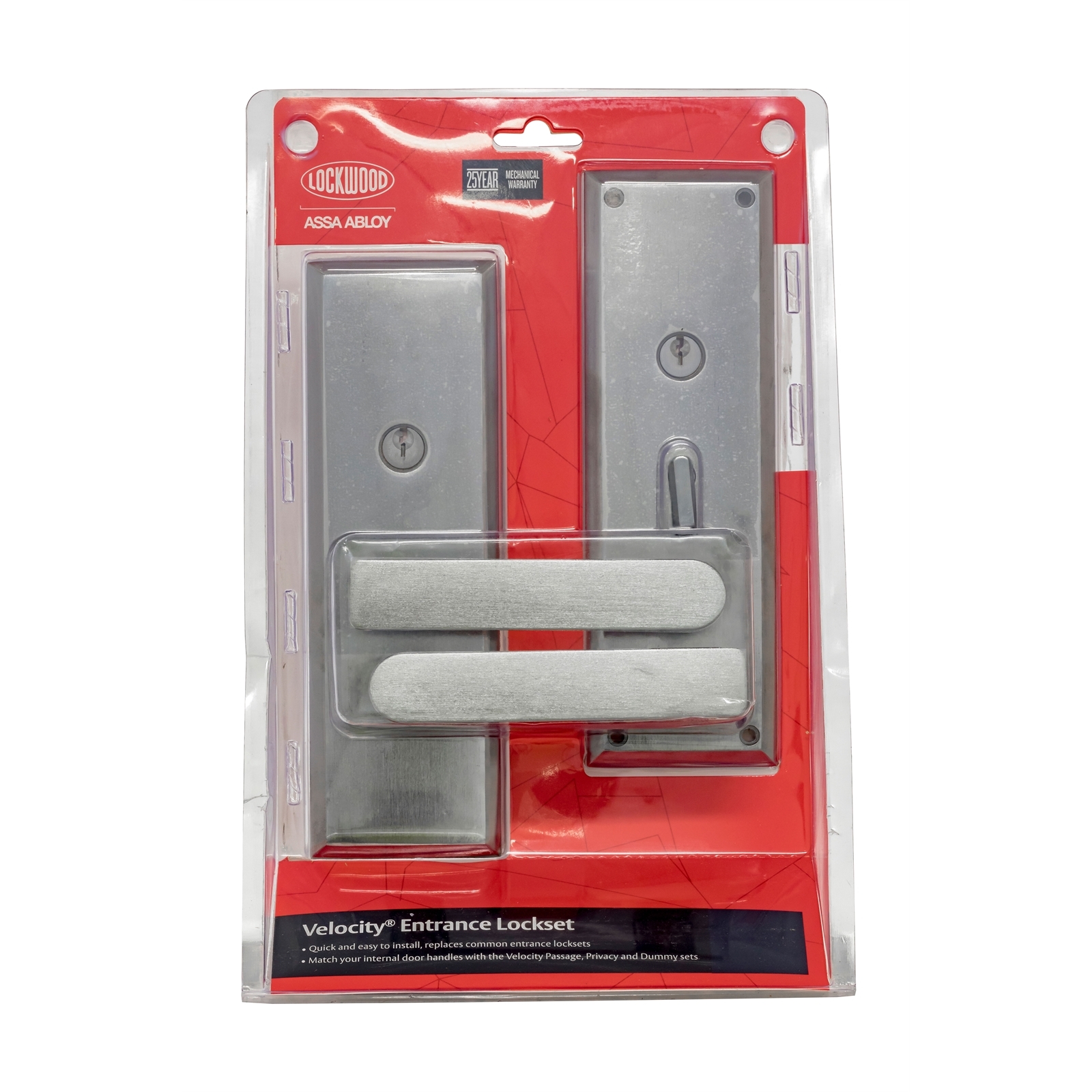 Lockwood Velocity L3 Entrance Lockset - Bunnings Australia