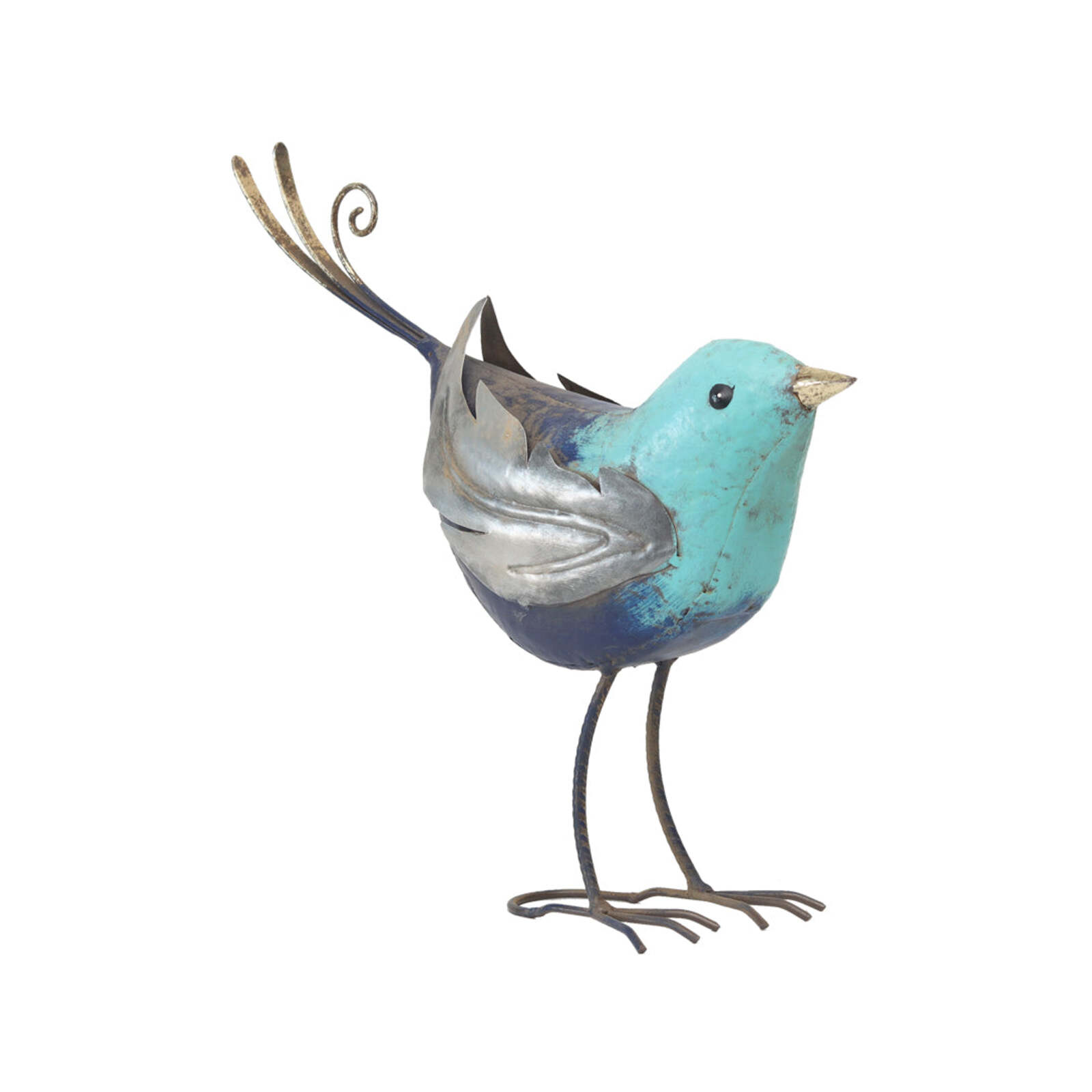 Willow & Silk Blue Bird Home Garden Tabletop Decor - Bunnings Australia