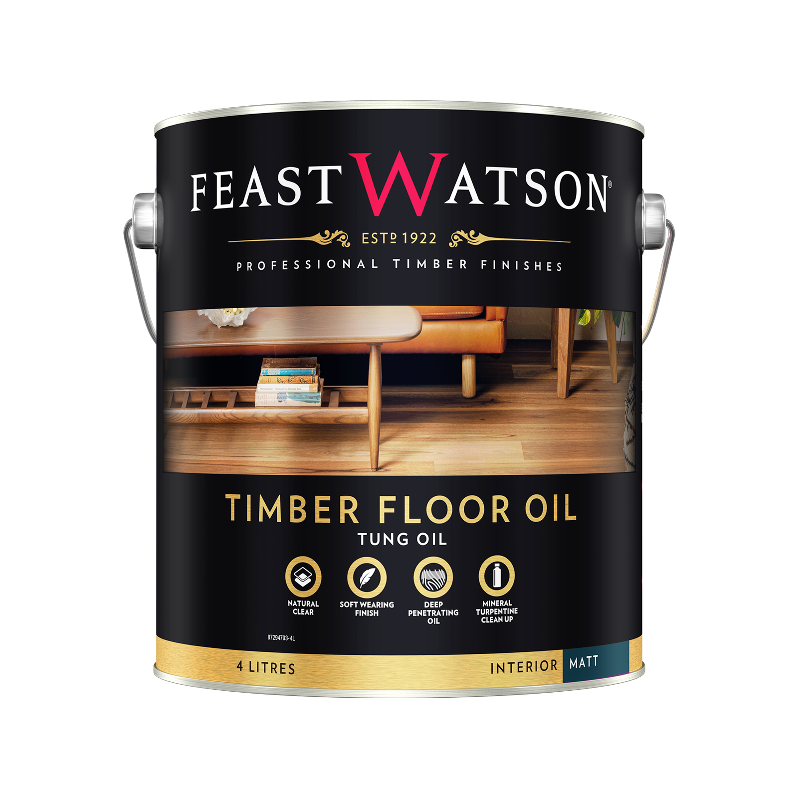 Feast Watson 4L Timber Floor Oil - Bunnings New Zealand