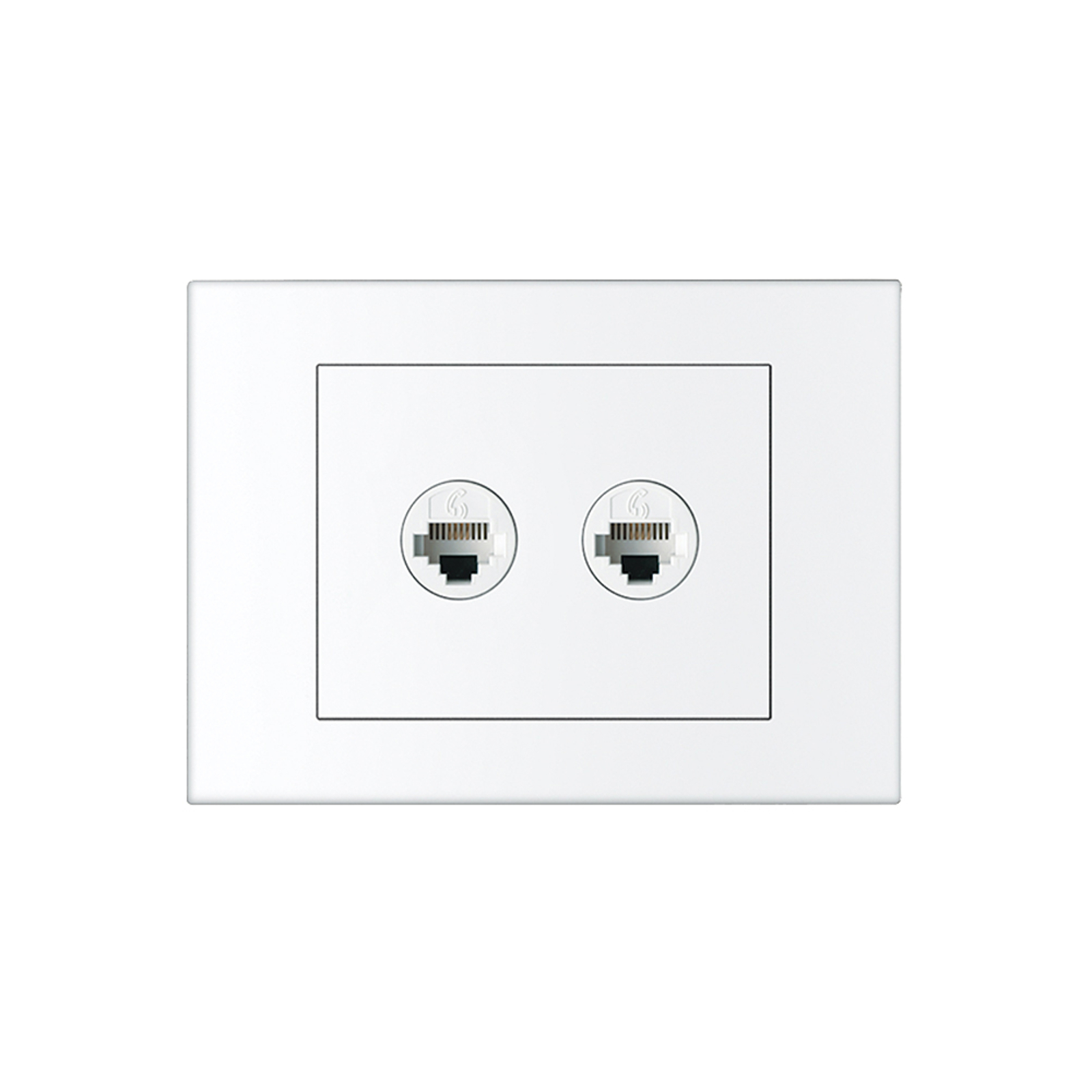 HPM VIVO 2 Gang RJ45 Outlet Cat5e - Bunnings Australia